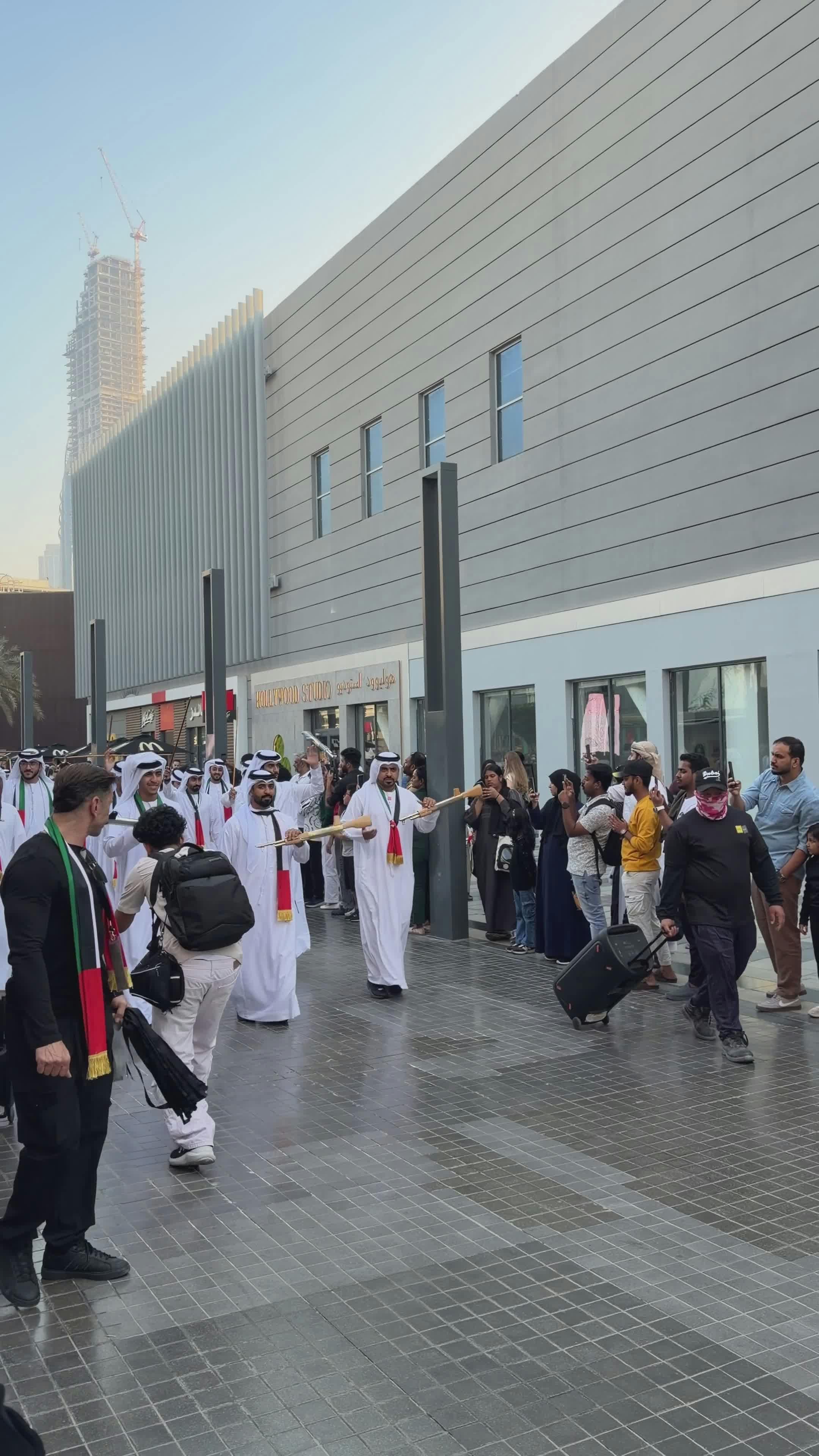 Traditional UAE Parade in Dubai Streets Free Stock Video Footage ...