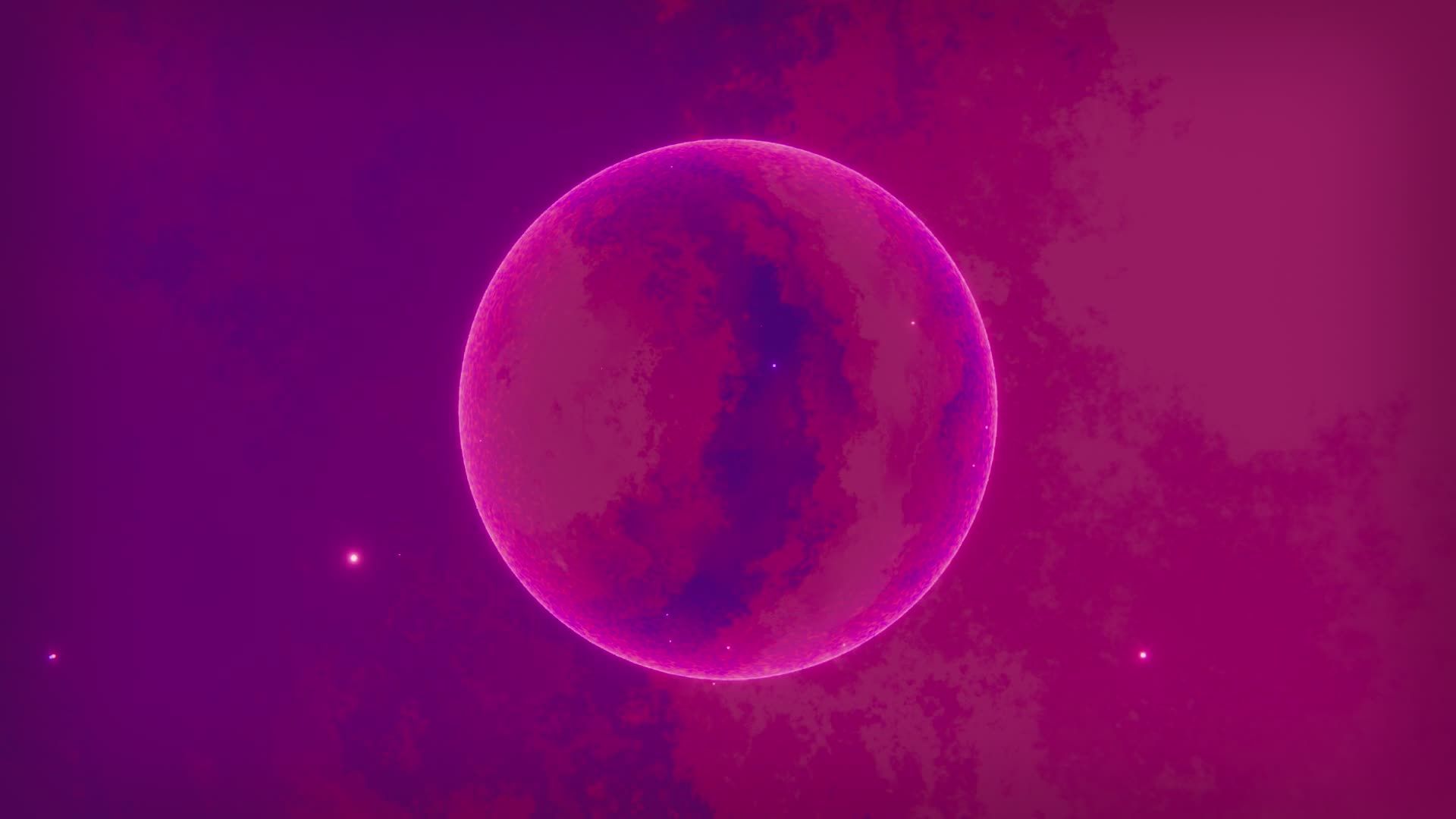 Vibrant Purple Planet in Space Animation Free Stock Video Footage ...