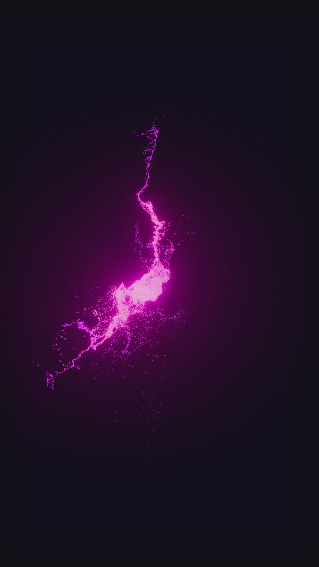Vibrant Purple Electric Lightning Animation Free Stock Video Footage ...
