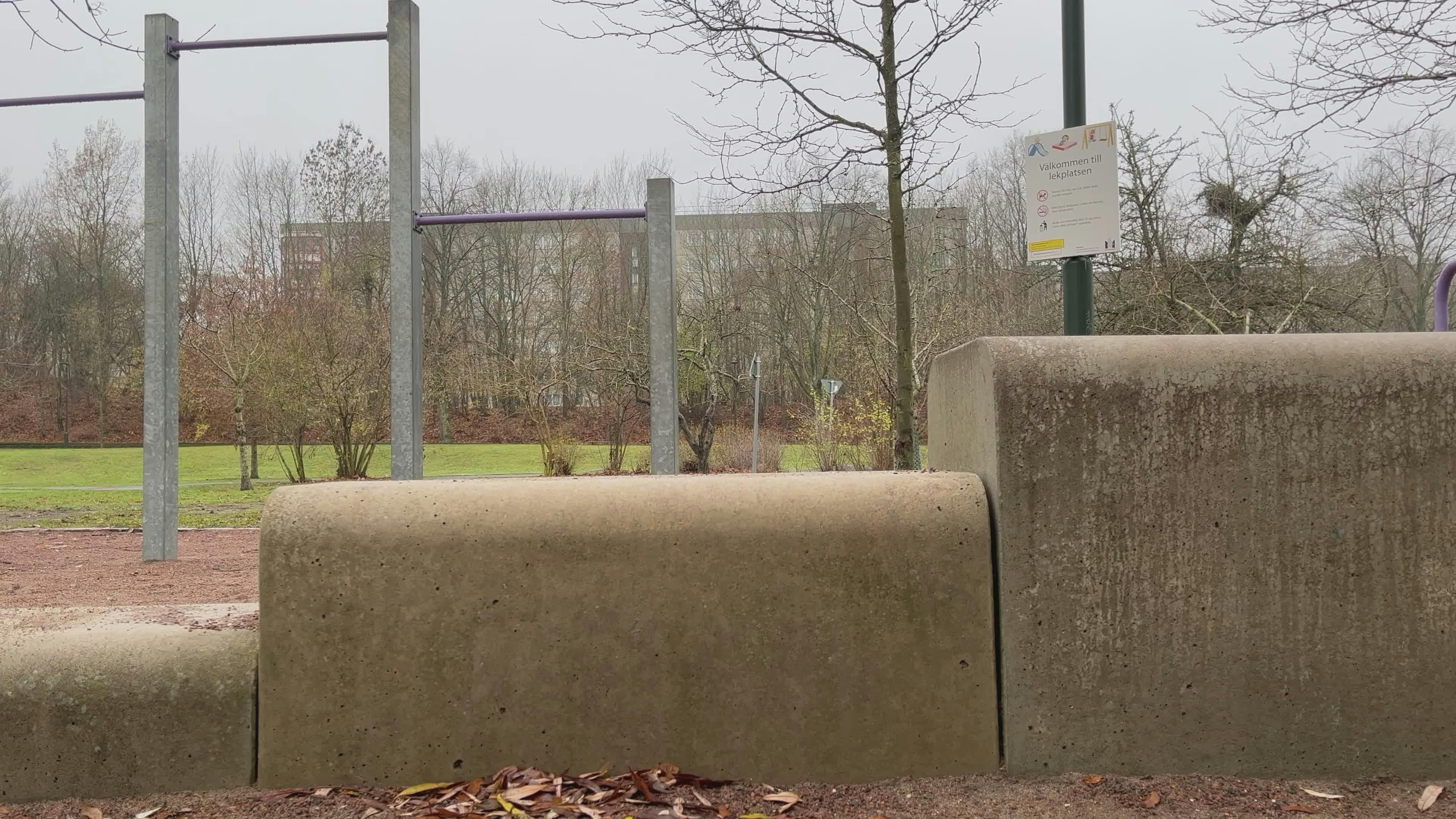 Outdoor Park Workout: Man Performing Box Jumps Free Stock Video Footage ...