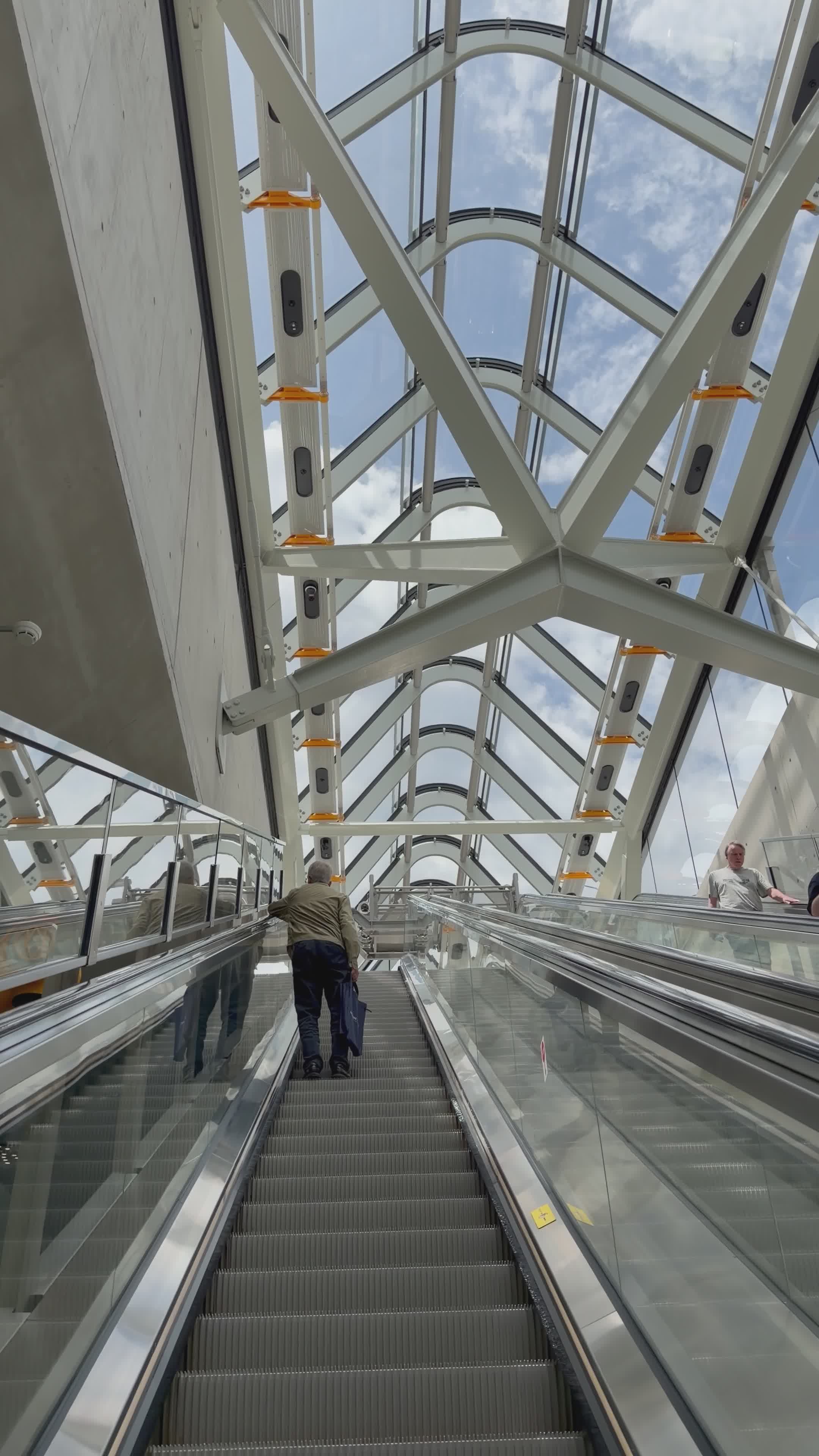 Modern Escalator Ride at Parkville Station Free Stock Video Footage ...