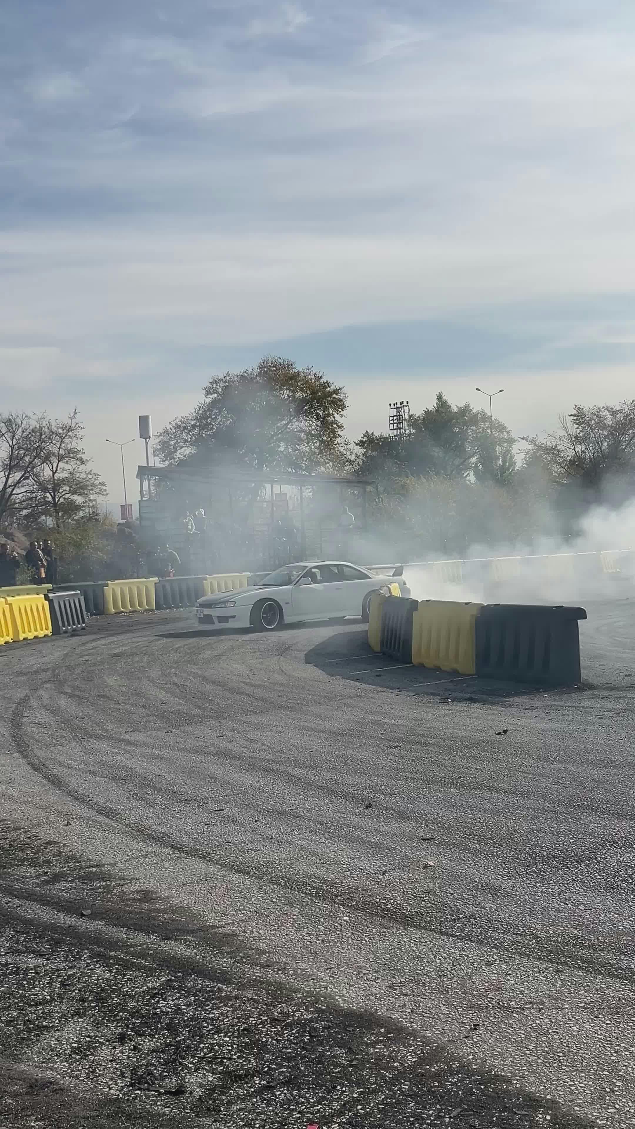 High-Speed Car Drifting on Outdoor Raceway Free Stock Video Footage ...
