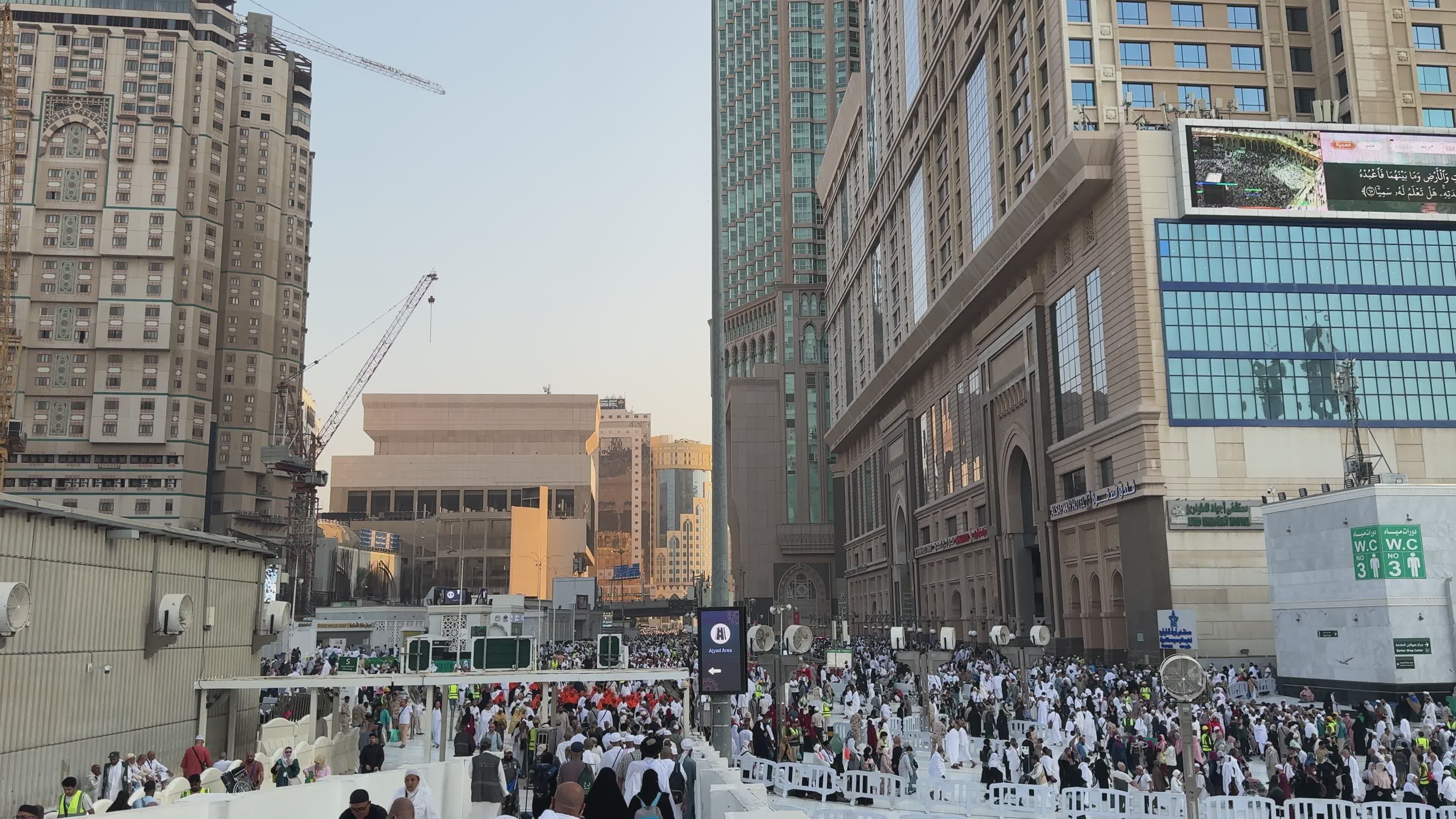 Busy Street Scene in Mecca, Saudi Arabia Free Stock Video Footage ...