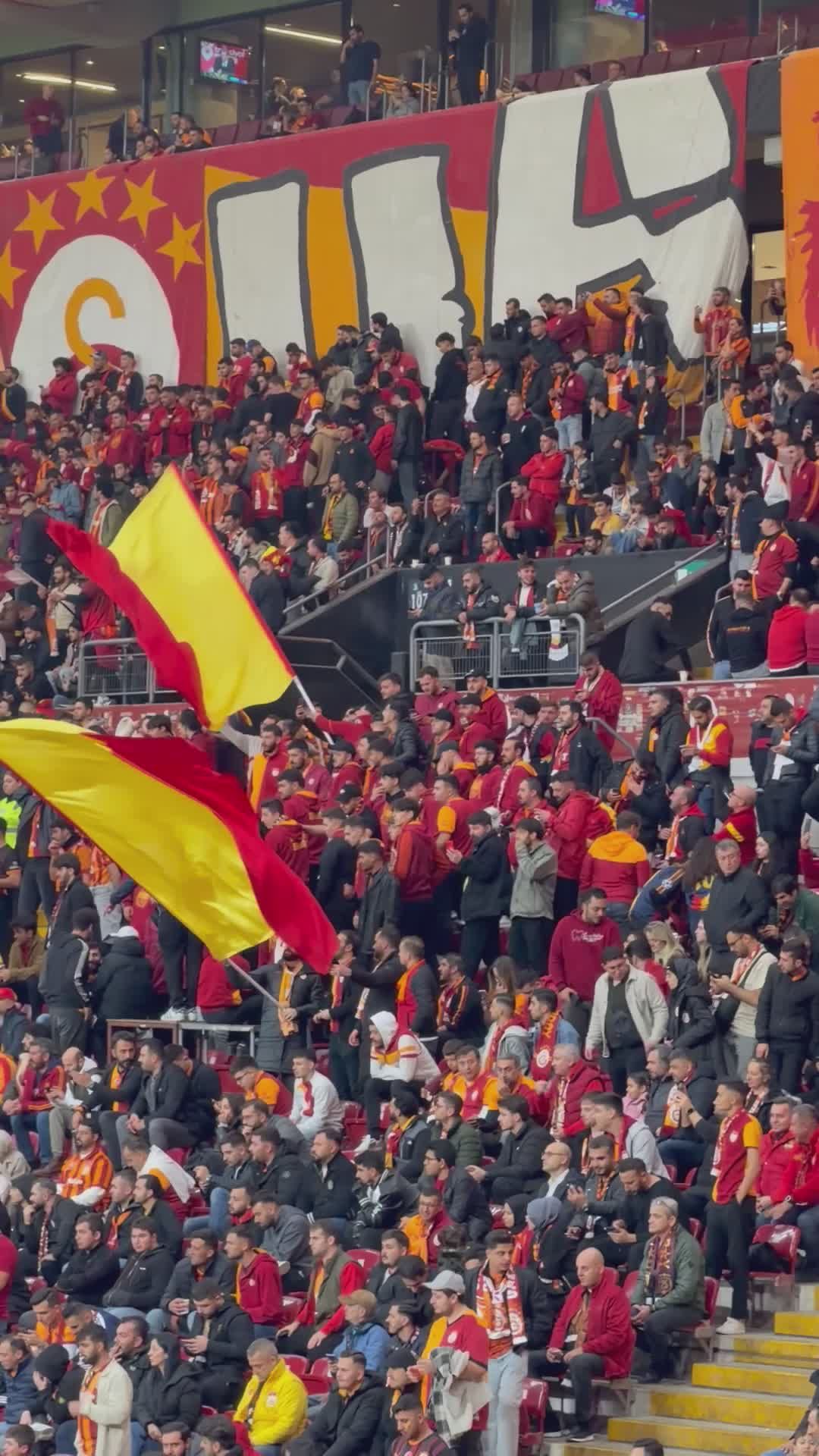 Vibrant Football Fans with Colorful Flags Free Stock Video Footage ...