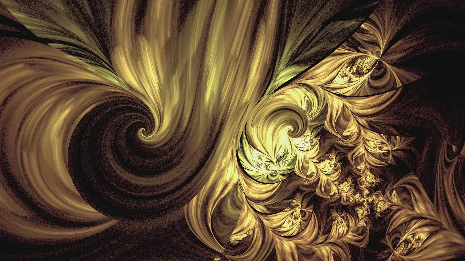Dynamic Abstract Gold and Copper Animation Loop Free Stock Video ...