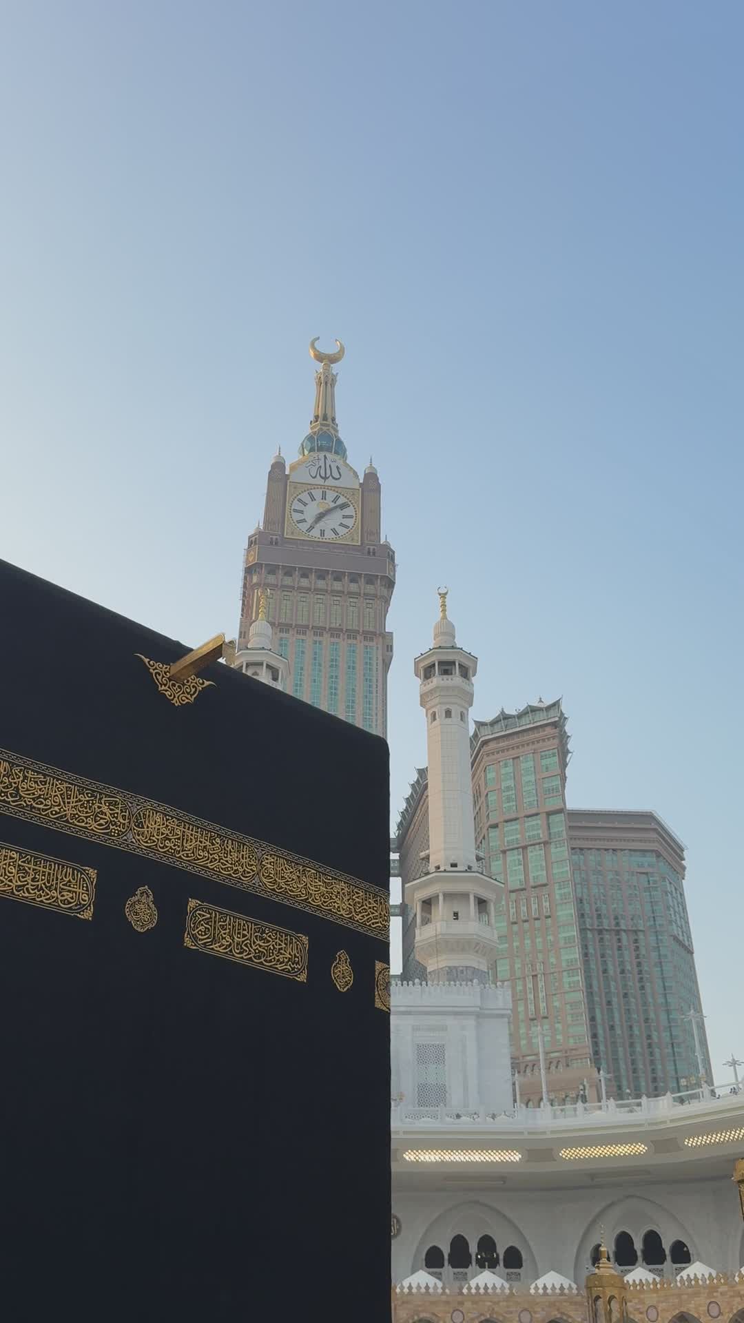 Breathtaking View of Kaaba in Mecca Free Stock Video Footage, Royalty ...
