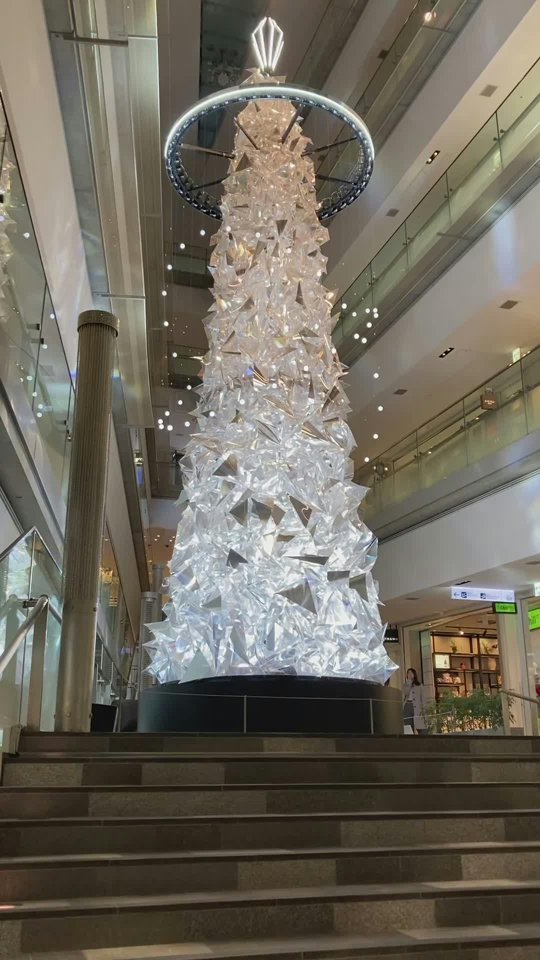 Festive Indoor Christmas Tree Display Free Stock Video Footage, Royalty ...