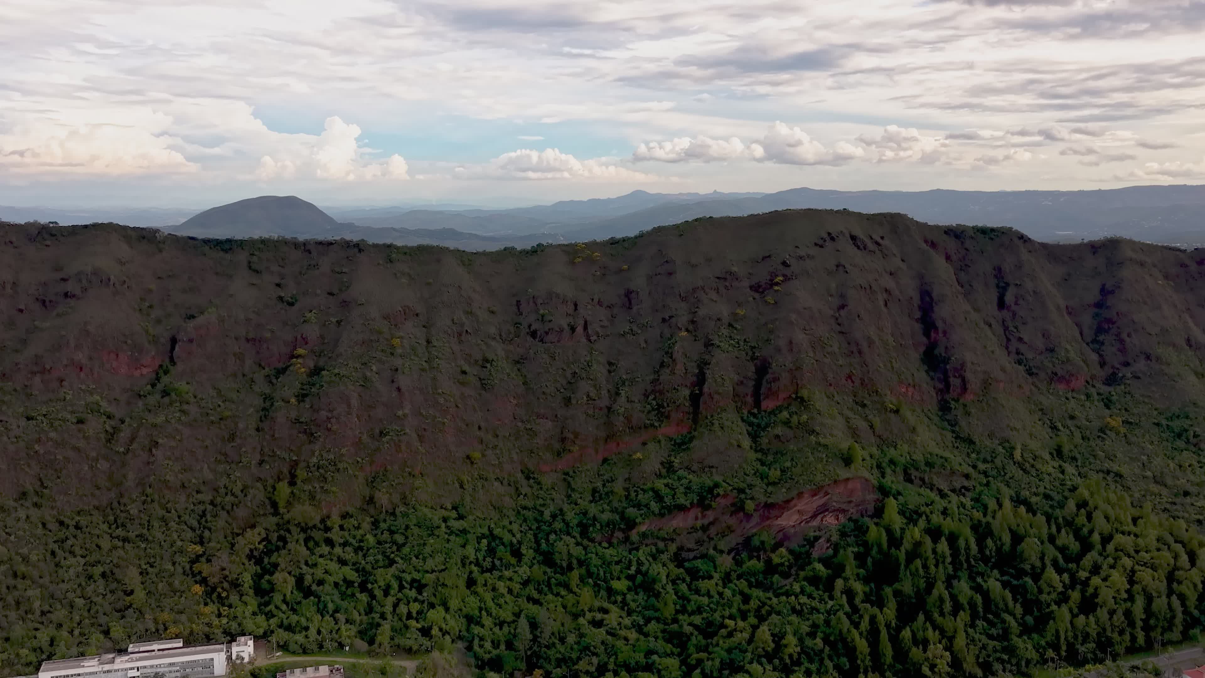 Aerial View of Serra do Curral Mountain Range Free Stock Video Footage ...