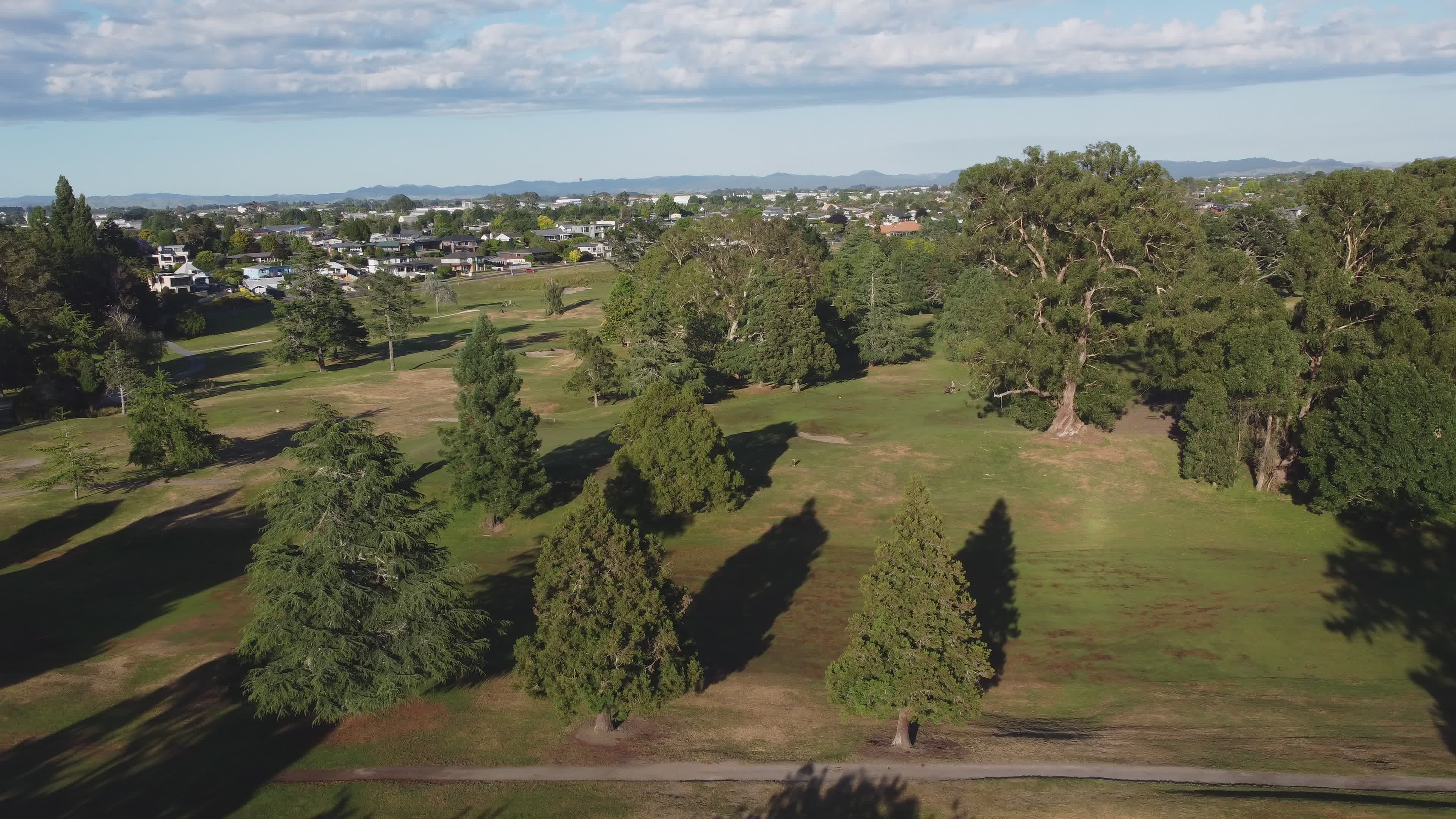 Drone Aerial View of Scenic Park Landscape Free Stock Video Footage ...