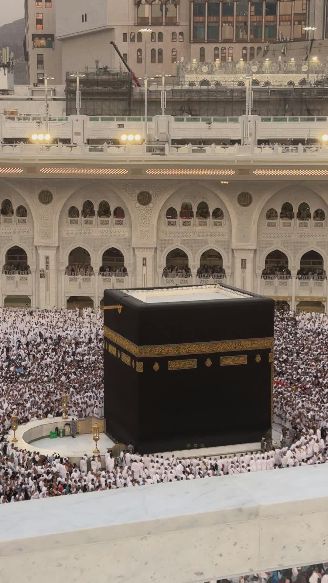 Aerial View of Kaaba in Mecca Free Stock Video Footage, Royalty-Free 4K ...