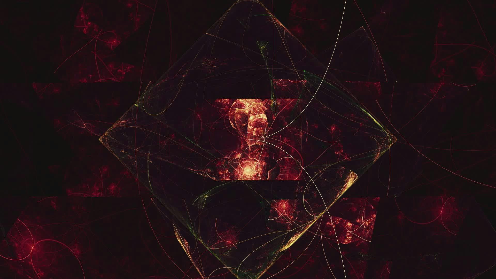 Dynamic Abstract Red Glow Animation Loop Free Stock Video Footage ...