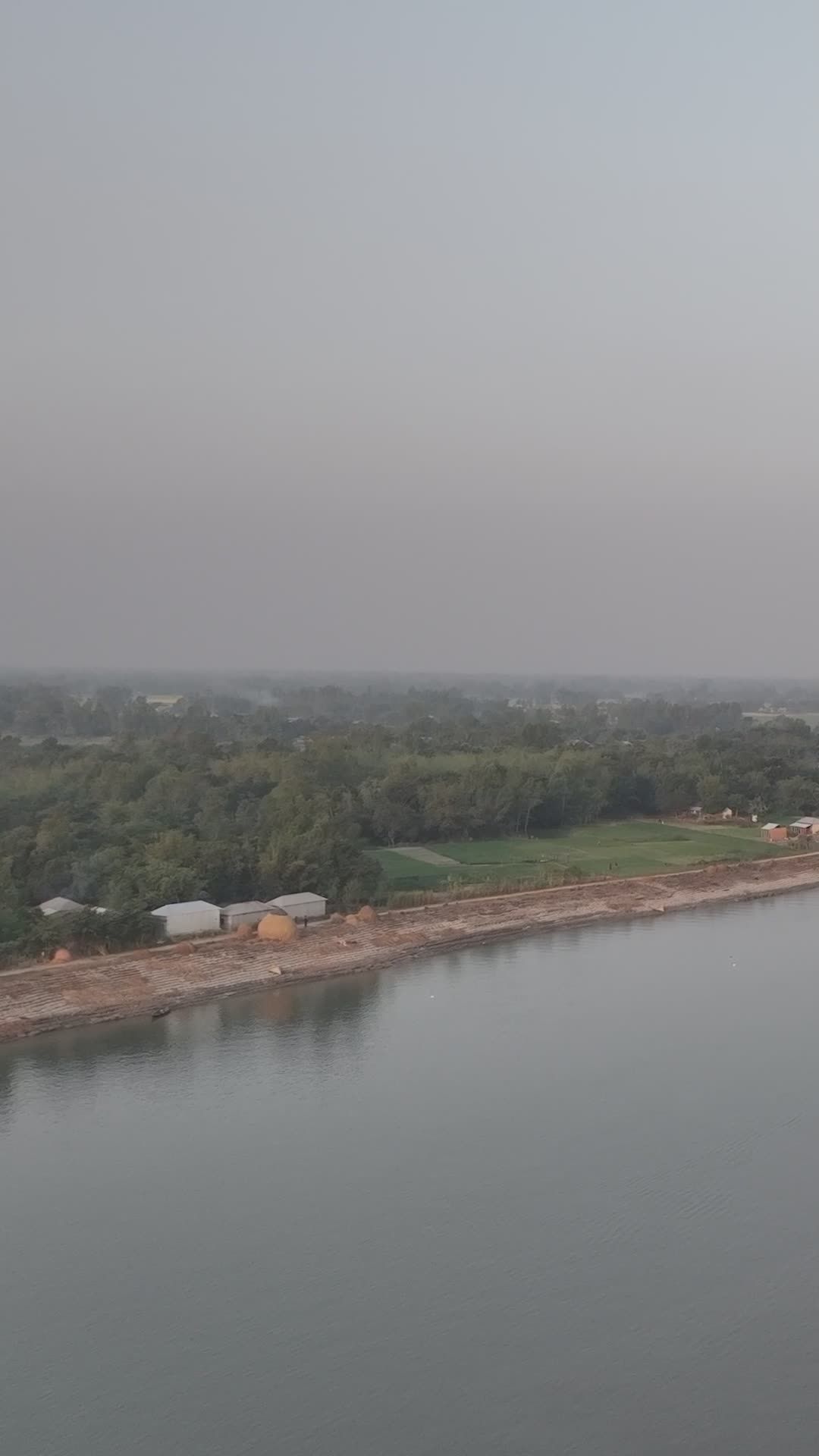 Scenic Aerial View of Jamuna River, Bangladesh Free Stock Video Footage ...
