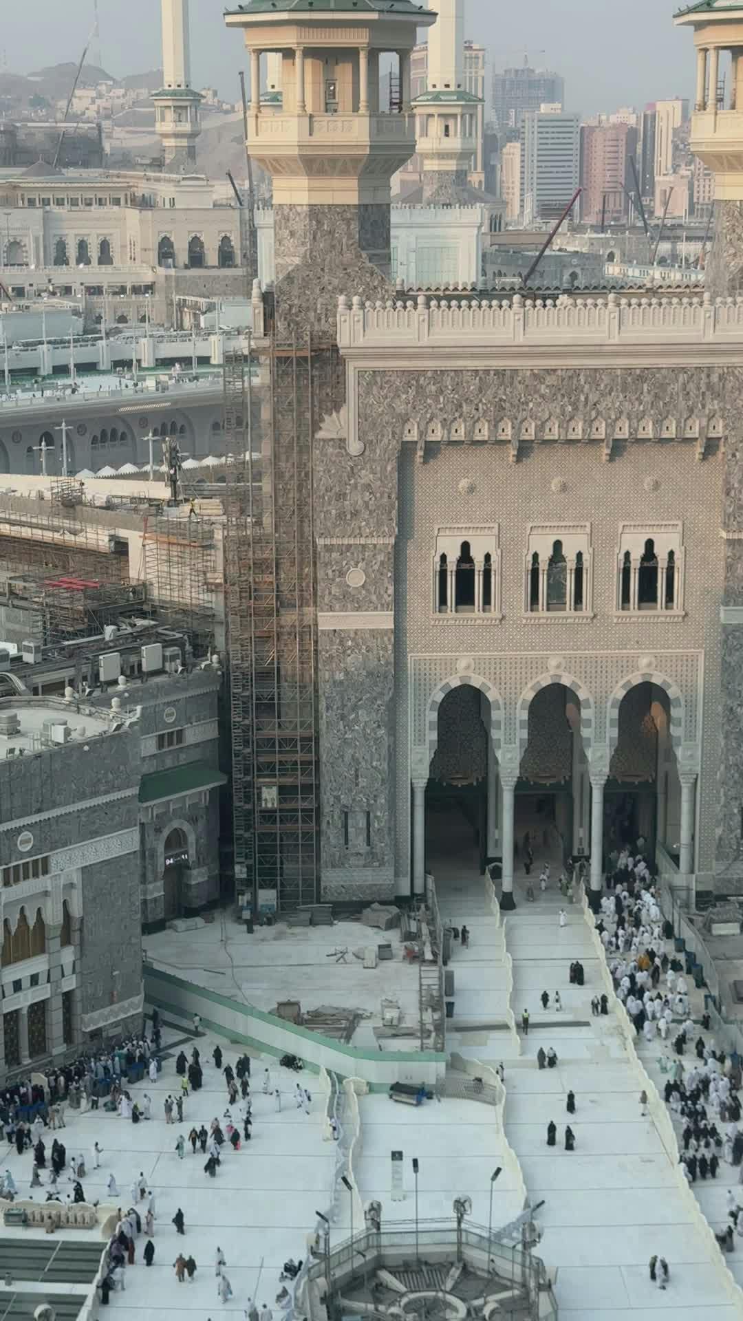 Iconic View of Kaaba in Mecca, Saudi Arabia Free Stock Video Footage ...