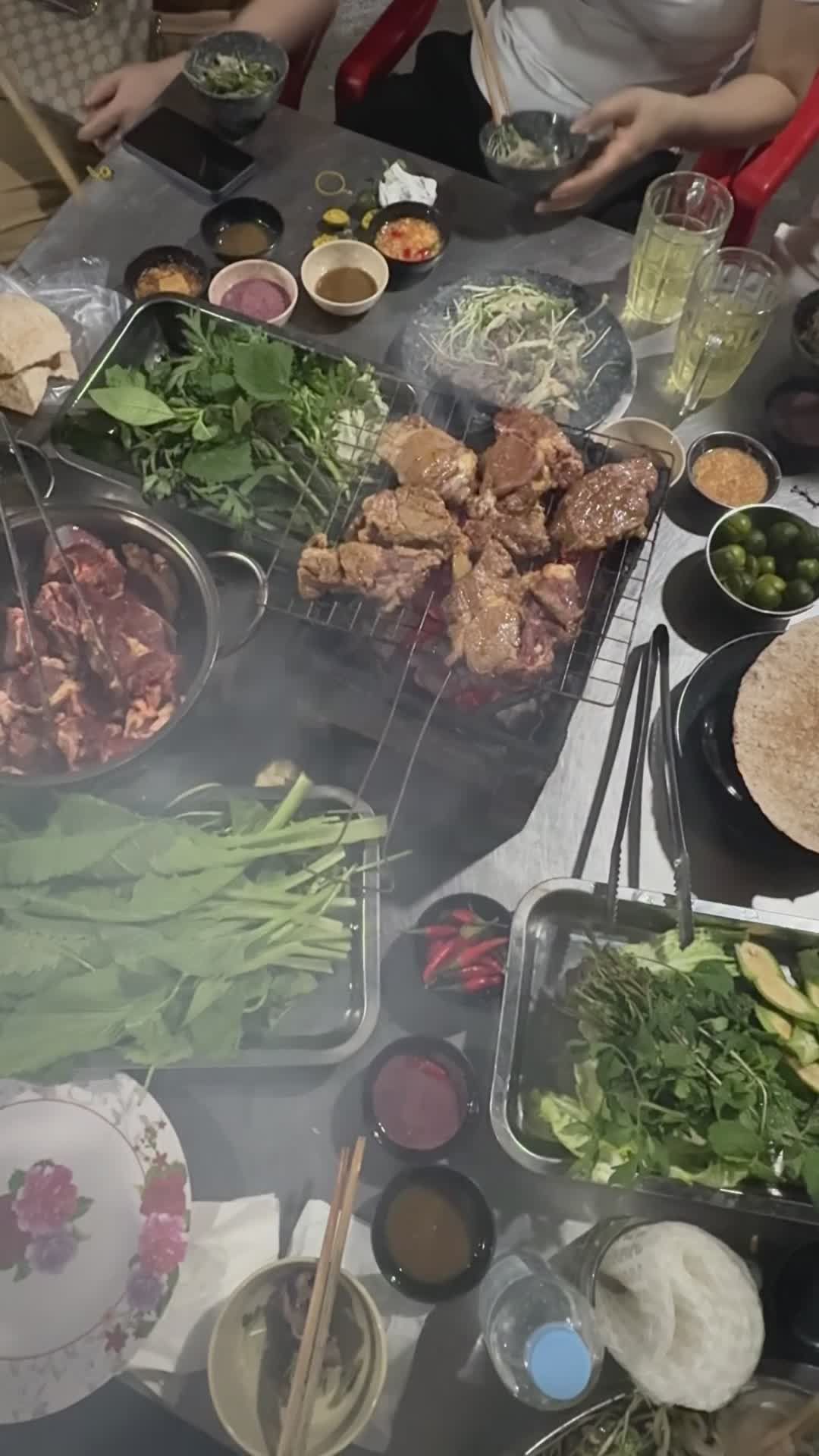 Vibrant Vietnamese BBQ Feast in Tay Ninh Free Stock Video Footage ...