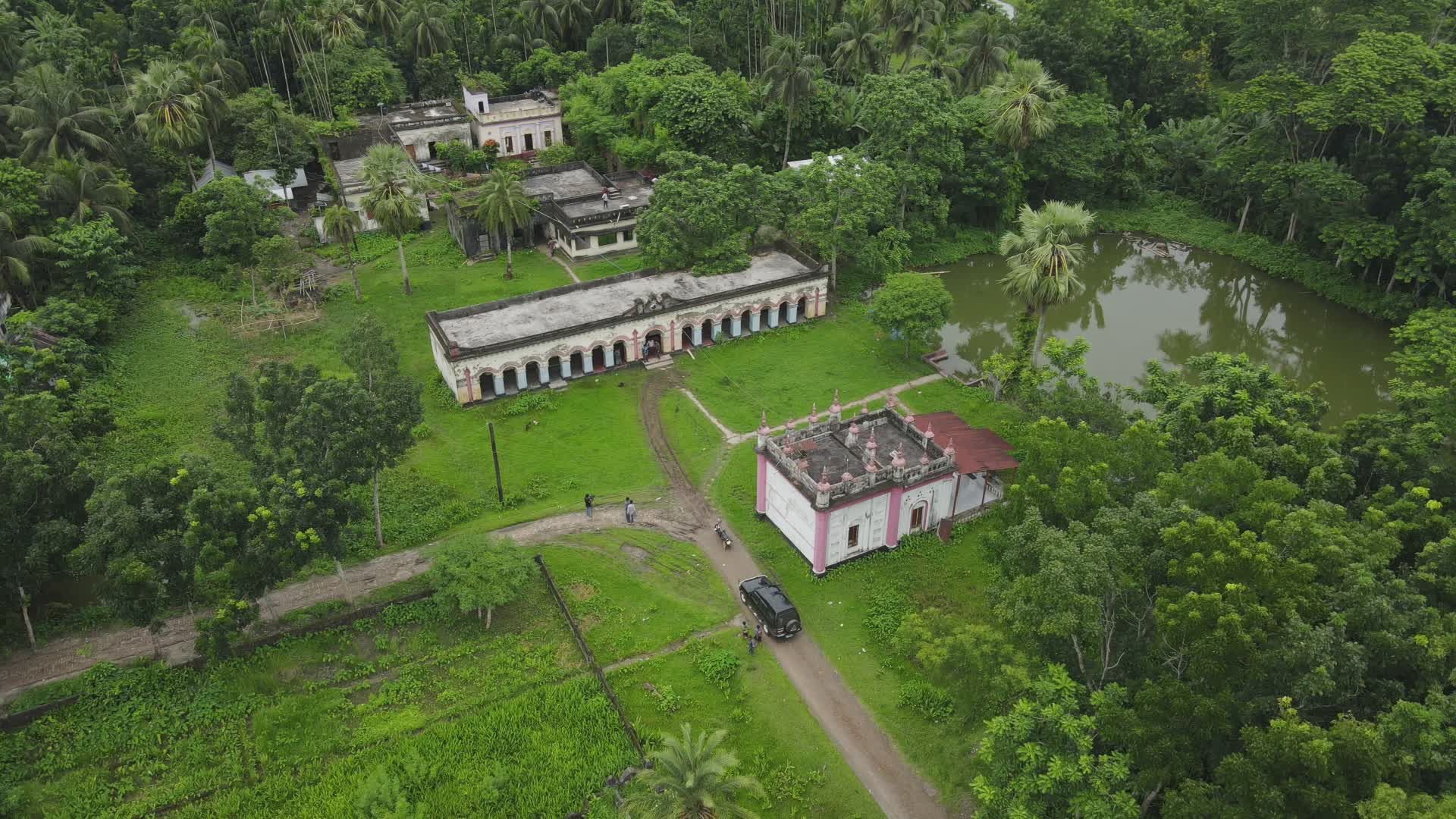 Aerial View of Barguna City, Bangladesh Free Stock Video Footage ...