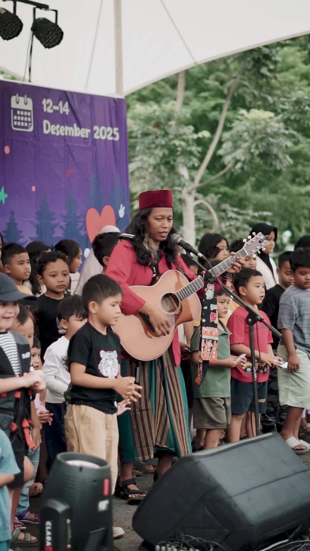 Indonesian Cultural Music Event with Children Free Stock Video Footage ...