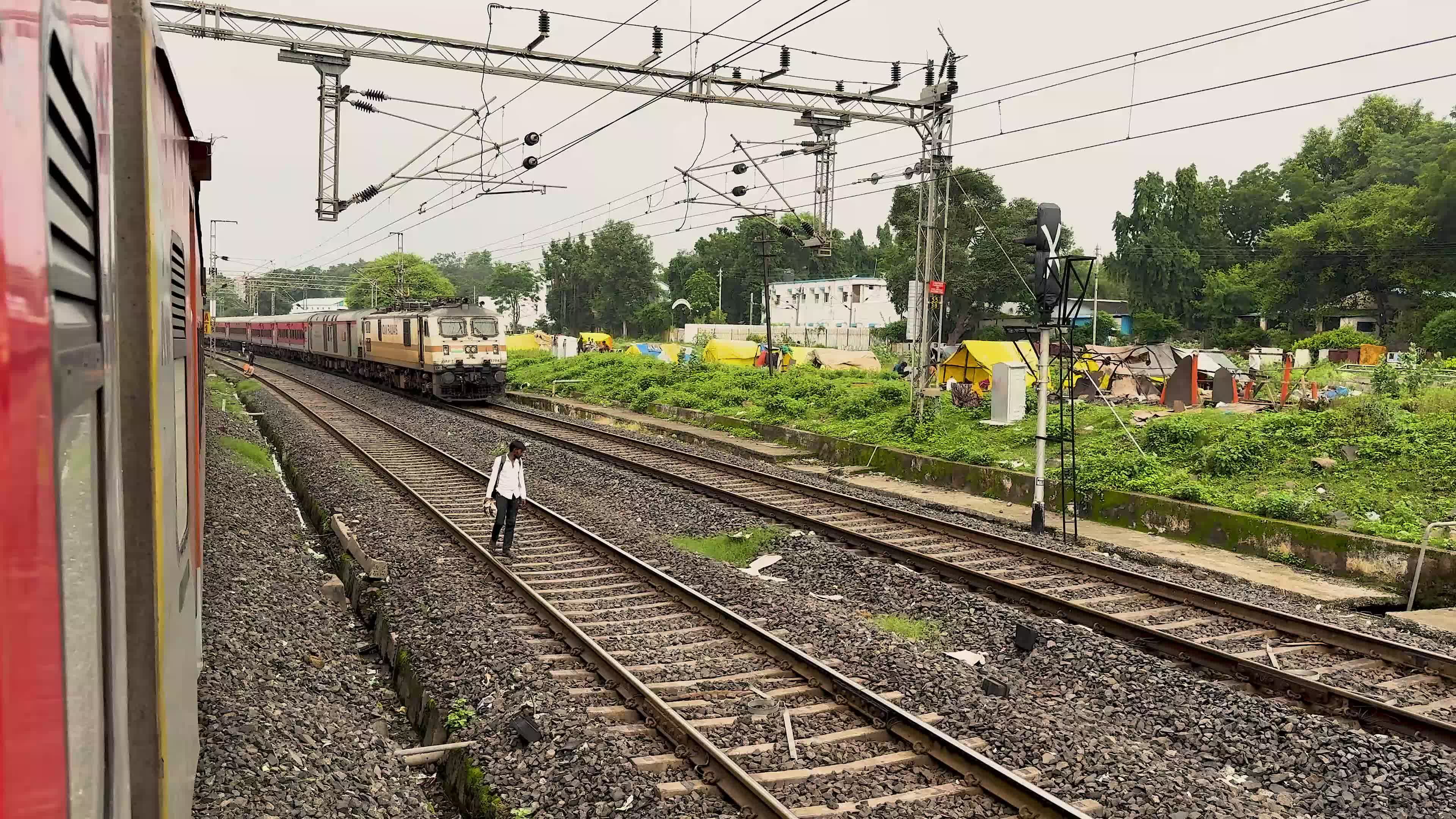 Journey Through India's Vibrant Railway System Free Stock Video Footage ...