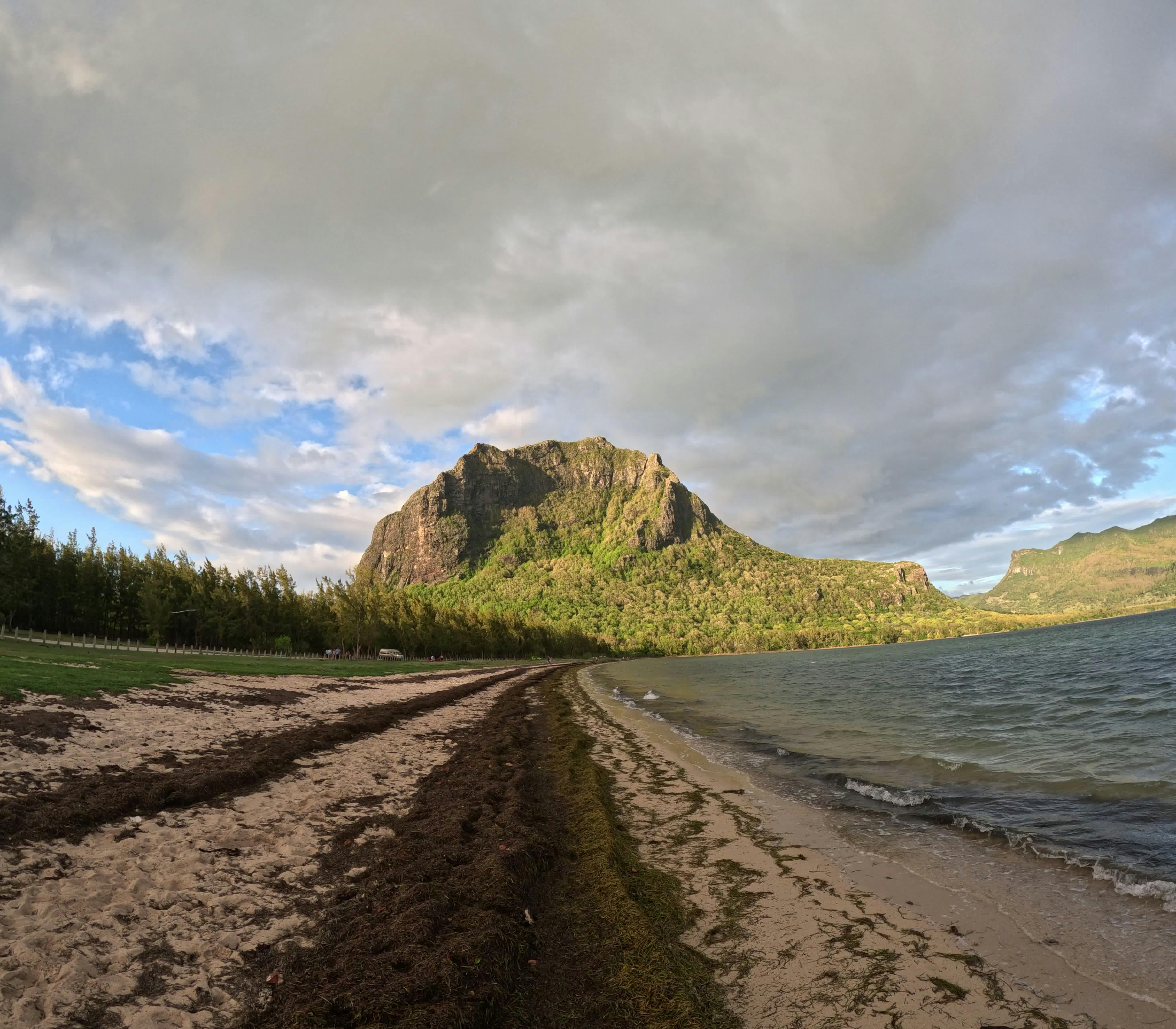 Beautiful Le Morne Beach at Sunset Free Stock Video Footage, Royalty ...