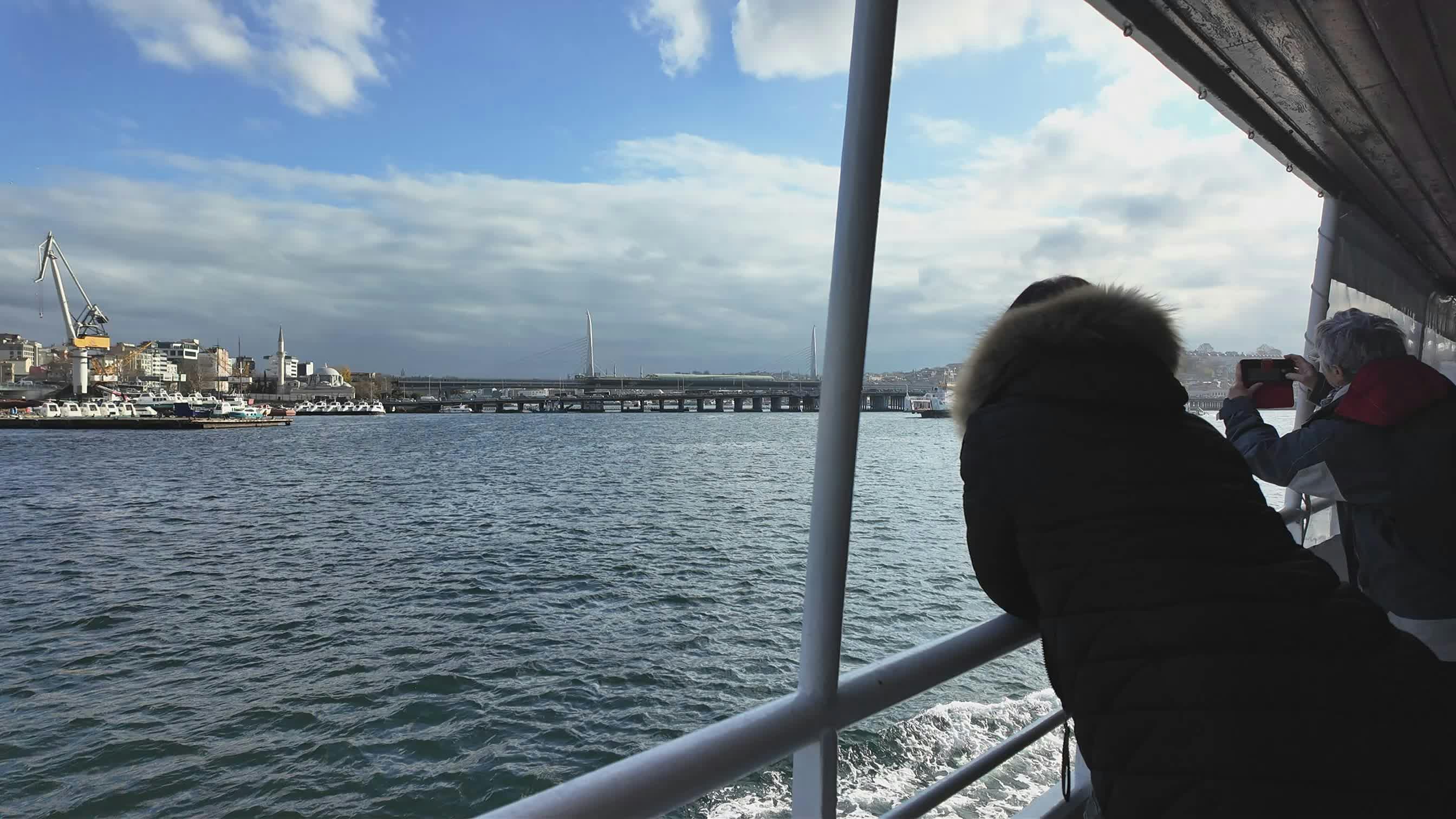 Scenic Cruise on the Bosphorus Strait Free Stock Video Footage, Royalty ...