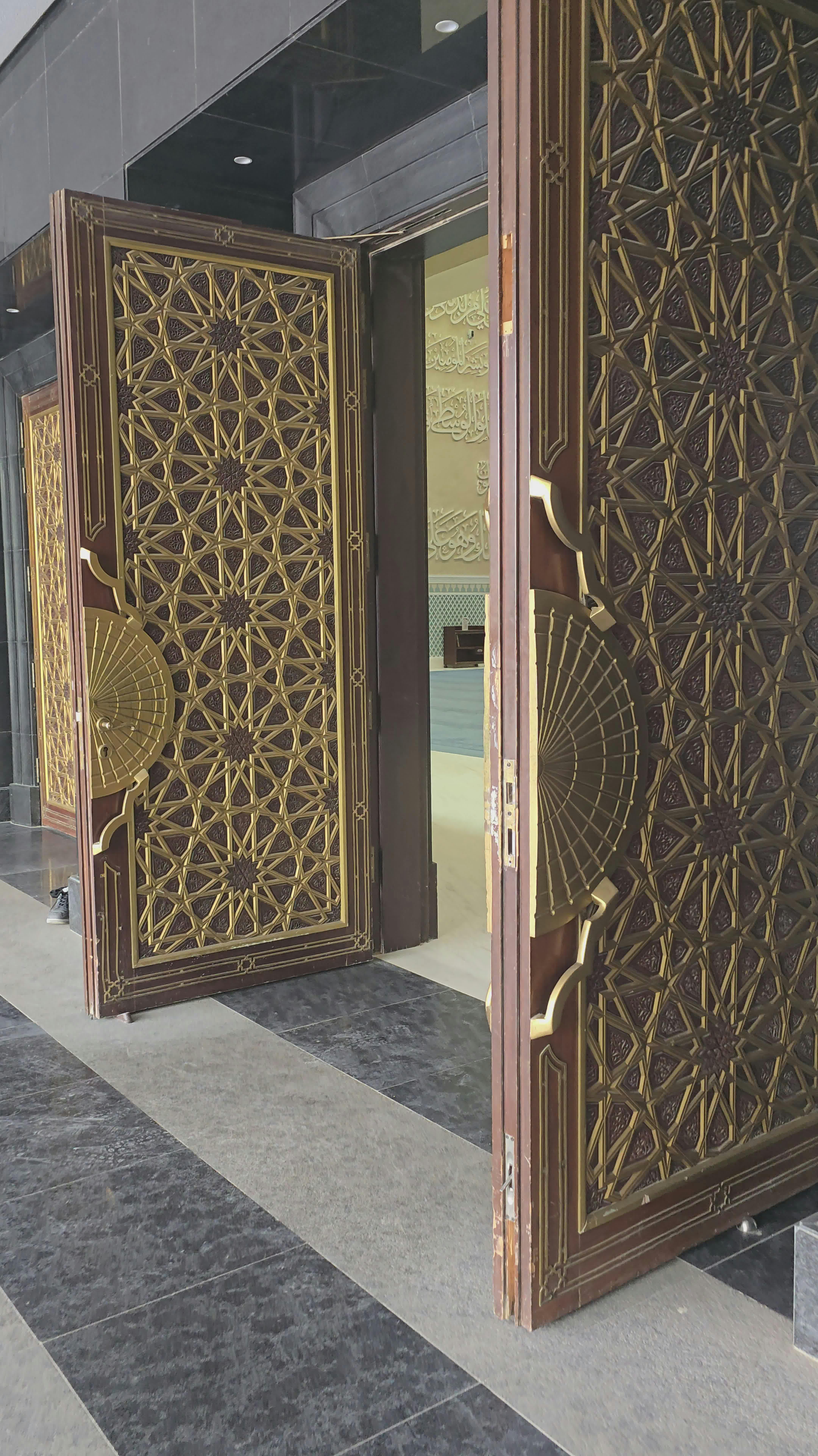 Elegant Interior of a Modern Mosque Free Stock Video Footage, Royalty ...