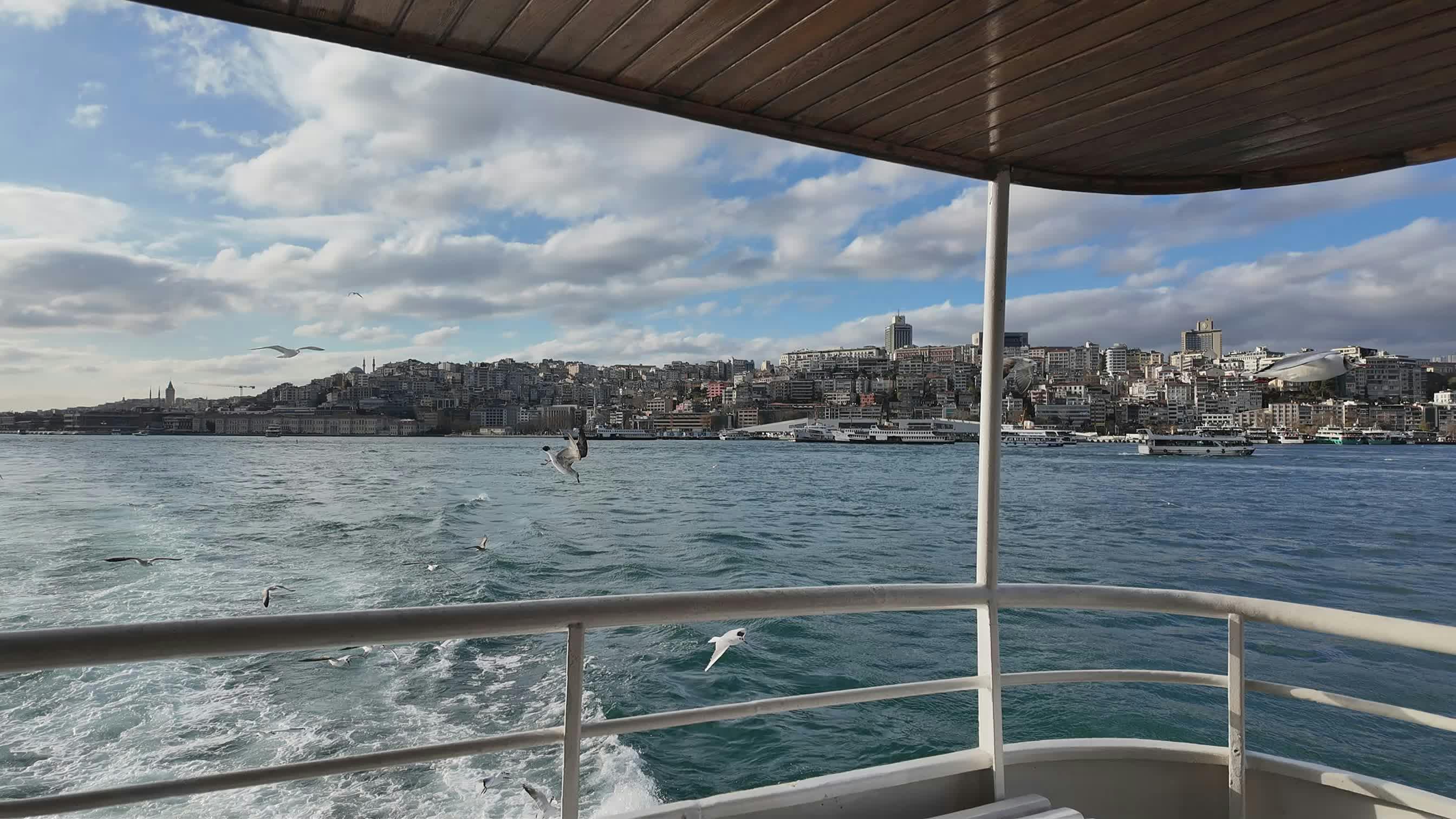 Sailing the Bosphorus with Spectacular Views Free Stock Video Footage ...