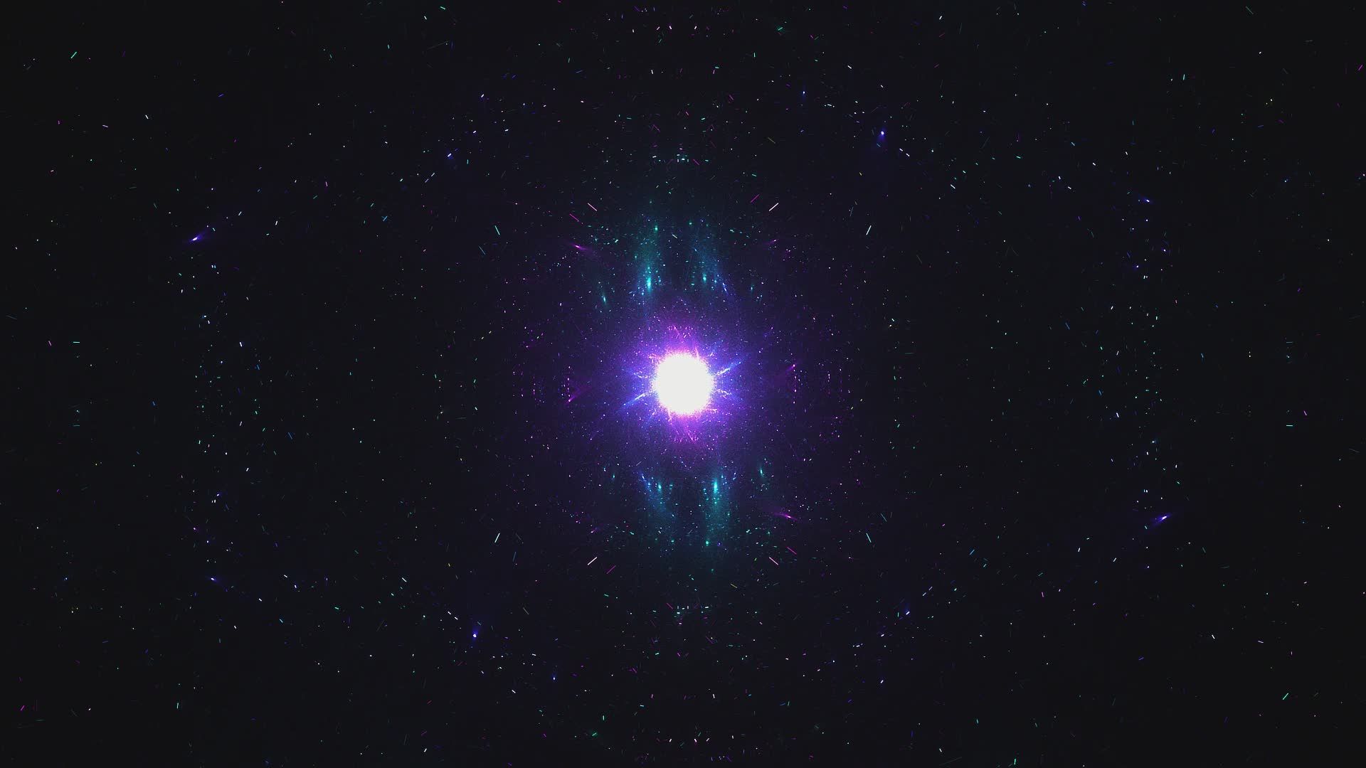 Mesmerizing Abstract Space Animation Loop Free Stock Video Footage ...