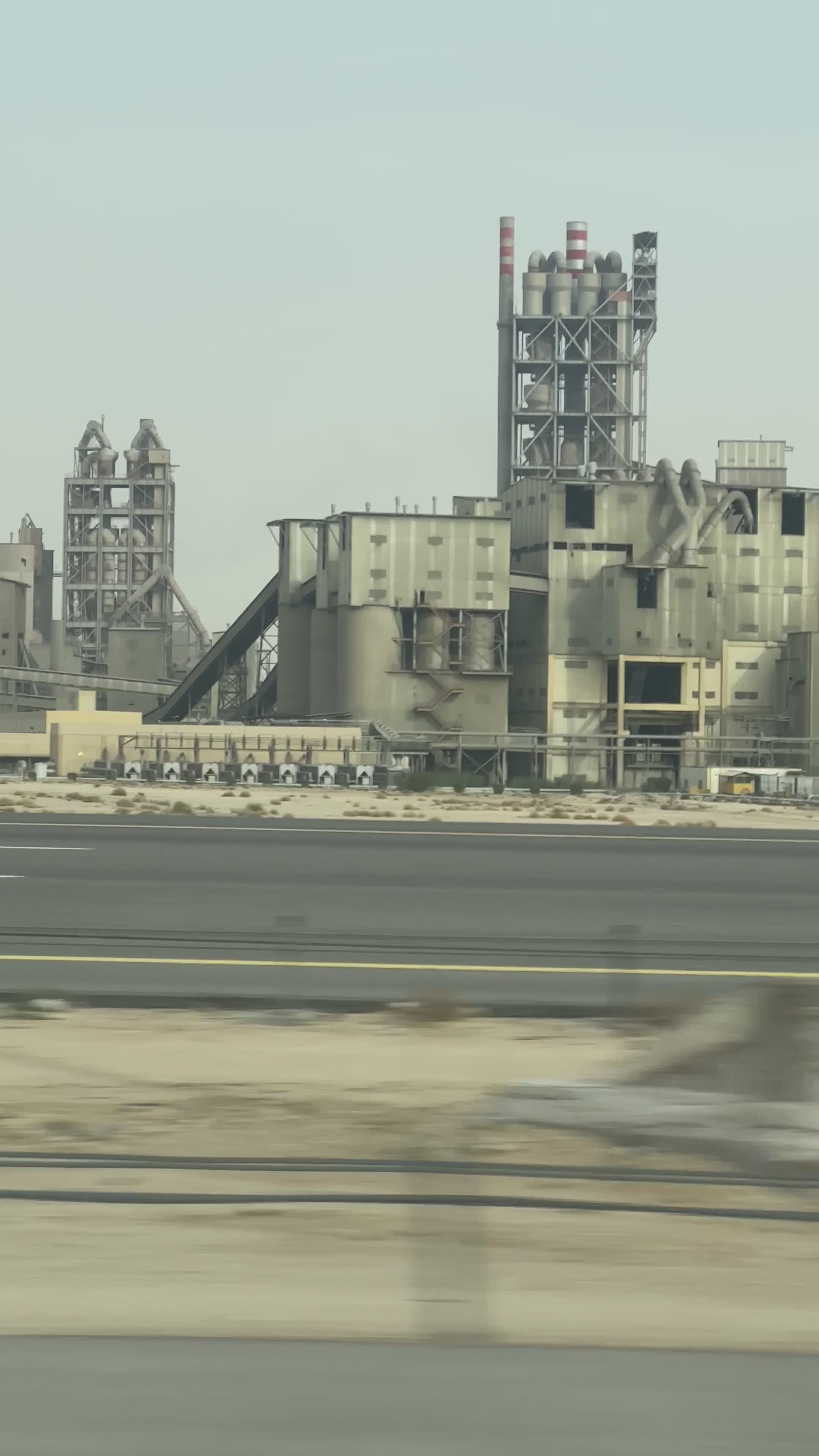 Cement Manufacturing Plant in Desert Free Stock Video Footage, Royalty ...