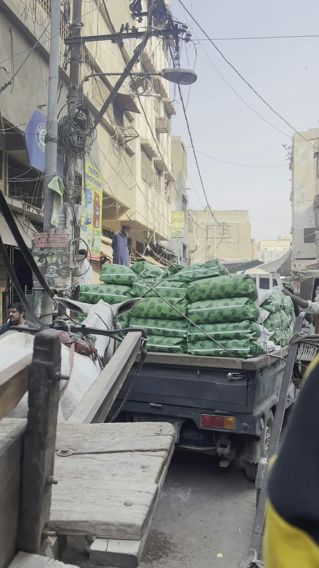 Bustling Wholesale Market Street in Karachi Free Stock Video Footage ...