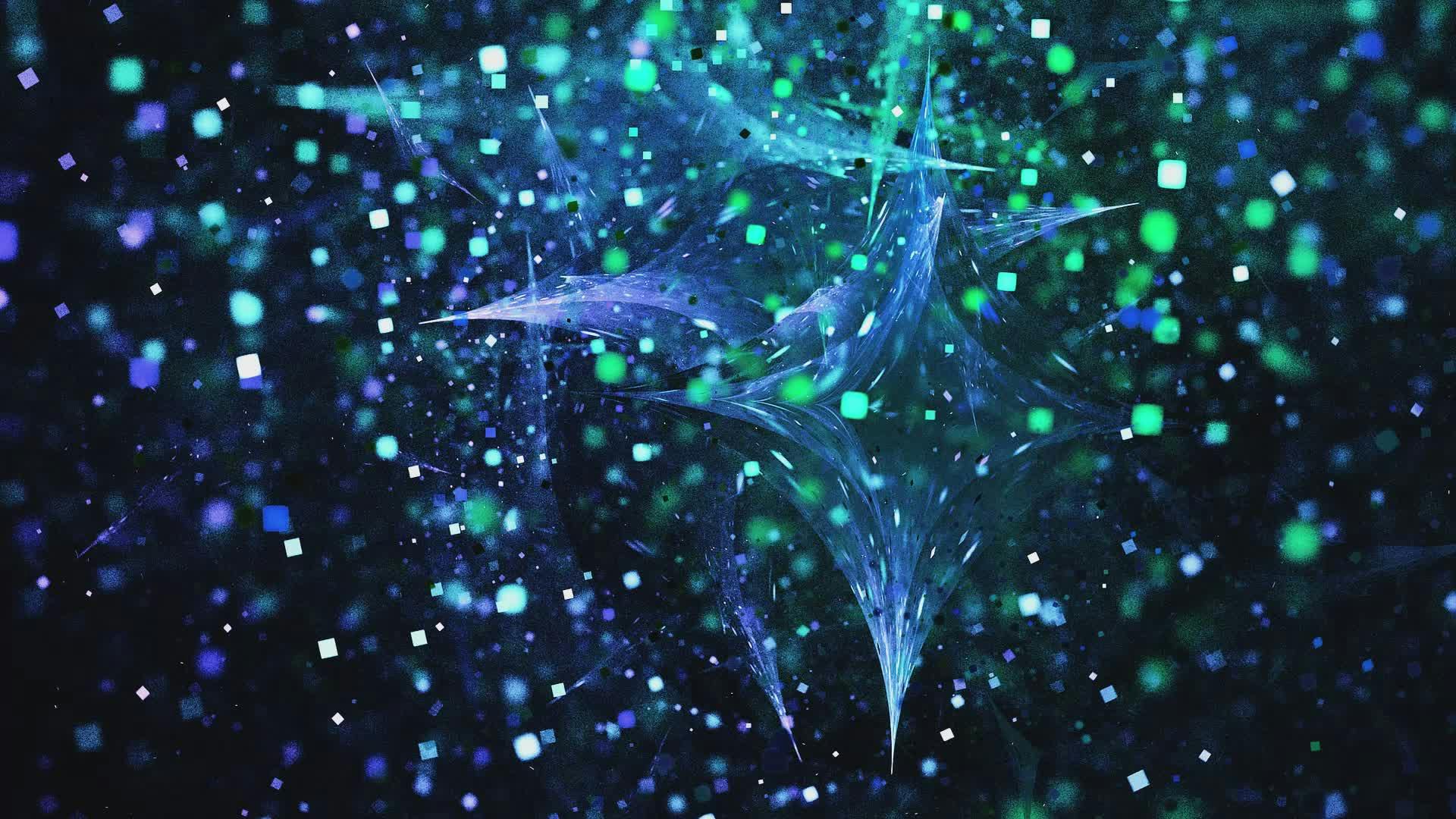 Stunning Abstract Blue Particle Animation Free Stock Video Footage ...