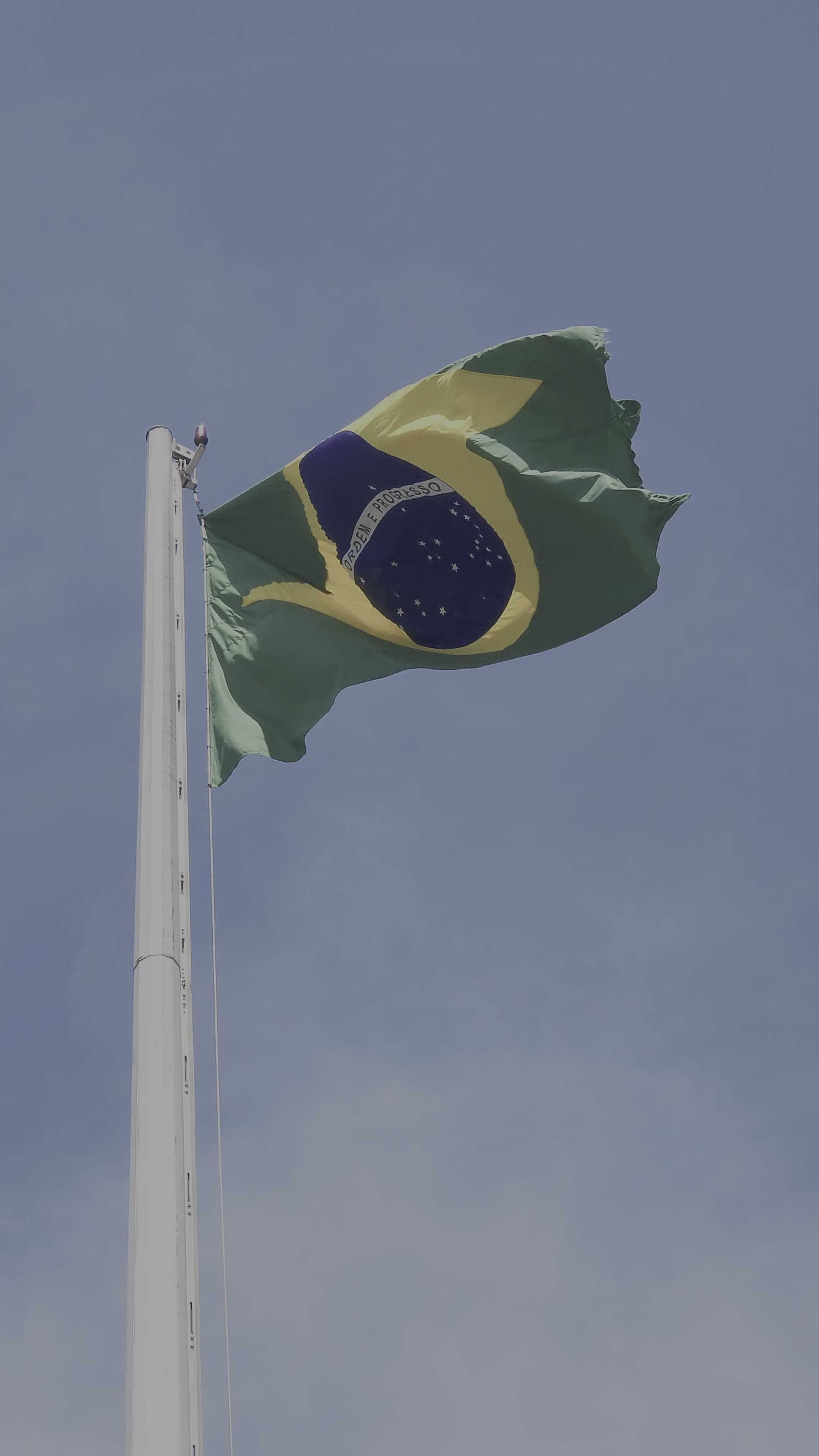 Vídeo profissional gratuito de amarelo, américa do sul, azul, bandeira ...