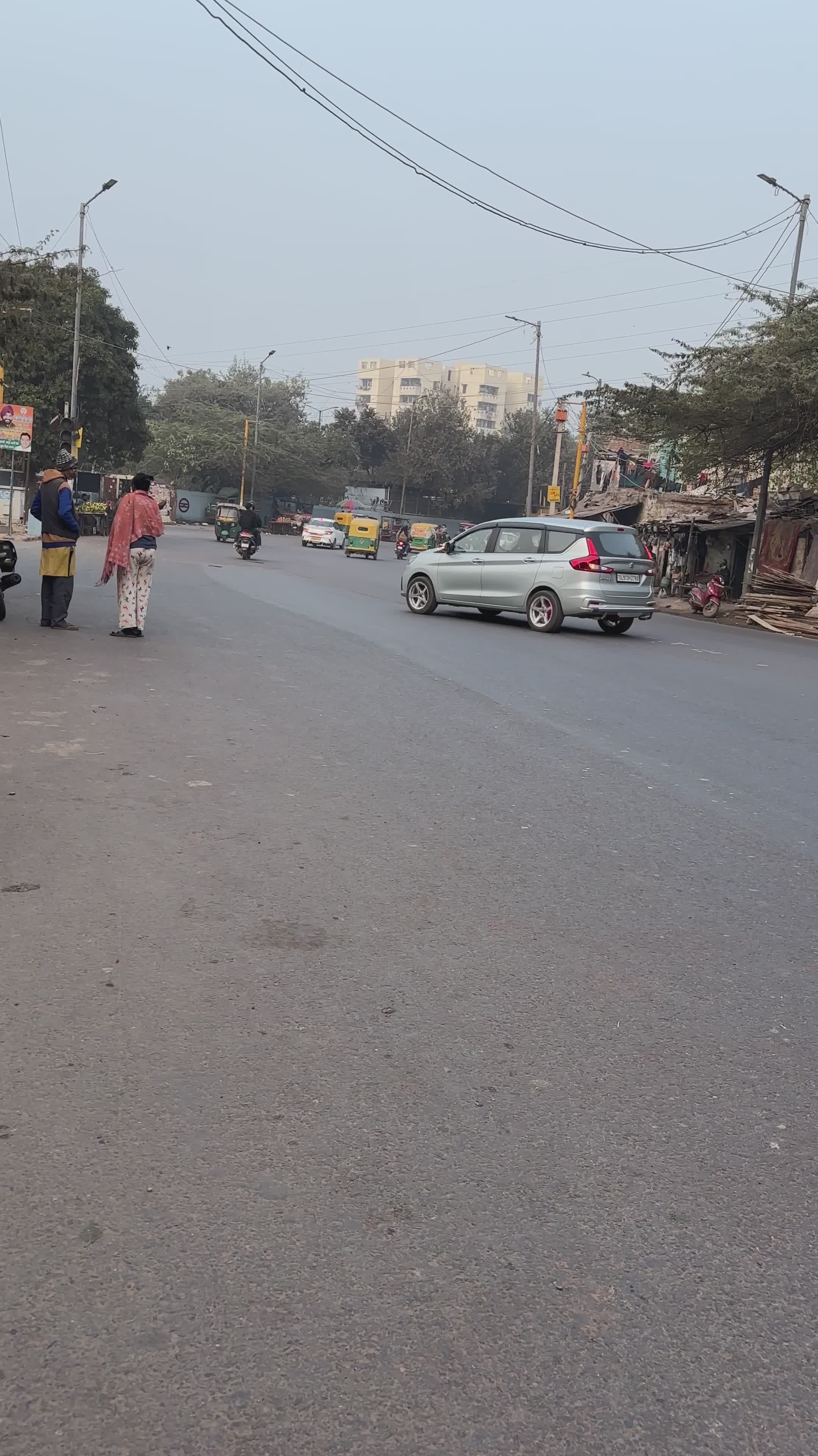 Bustling Urban Intersection in Indian City Free Stock Video Footage ...