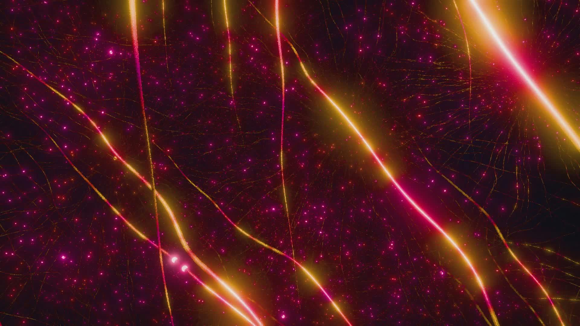 Vibrant Abstract Light Trails in Motion Free Stock Video Footage, Royalty-Free 4K & HD Video Clip