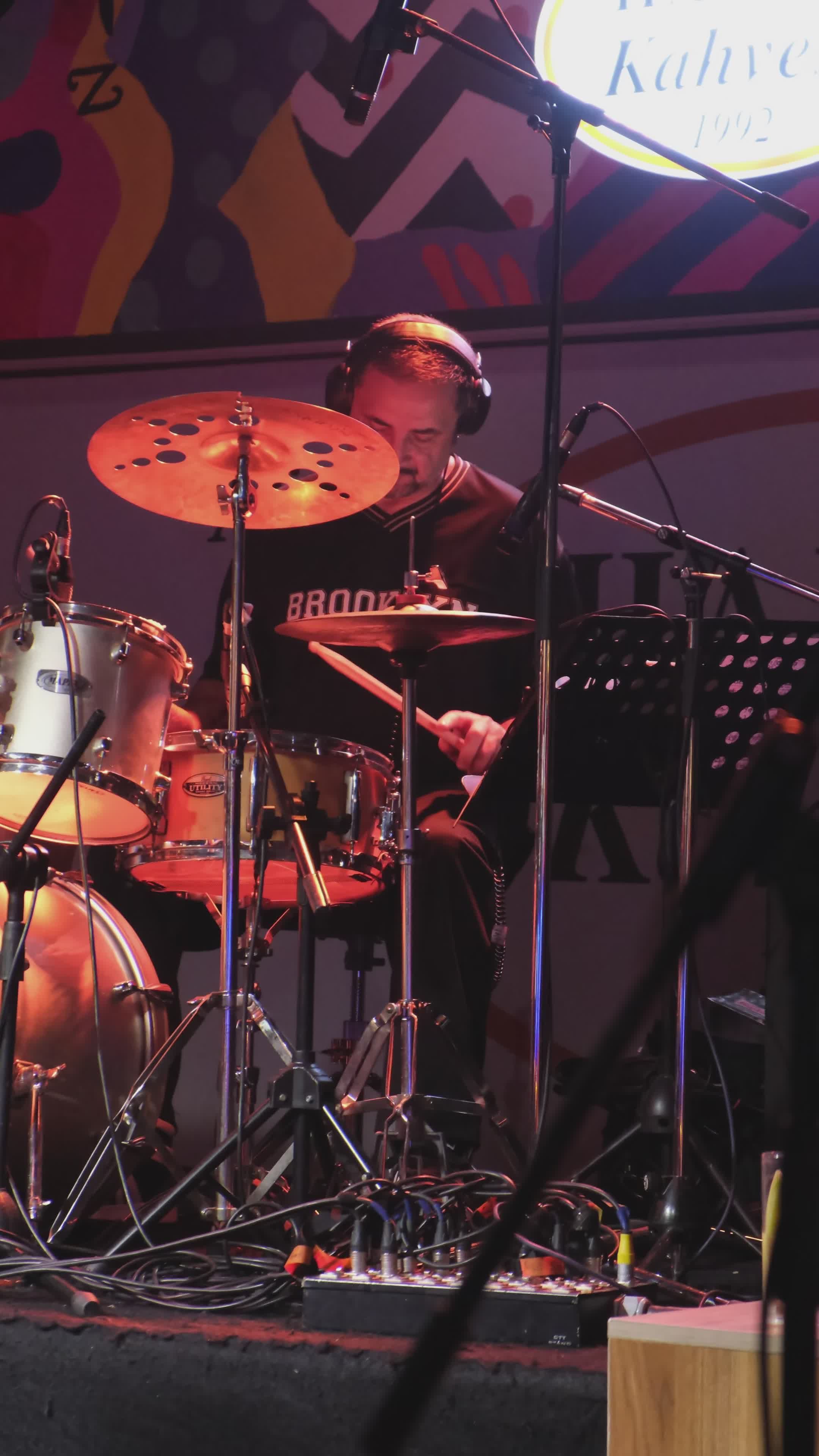 Live Performance Drumming on Stage Free Stock Video Footage, Royalty ...