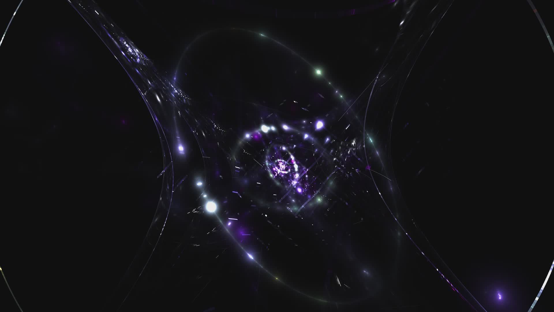 Abstract Glowing Cosmic Animation Loop Free Stock Video Footage ...