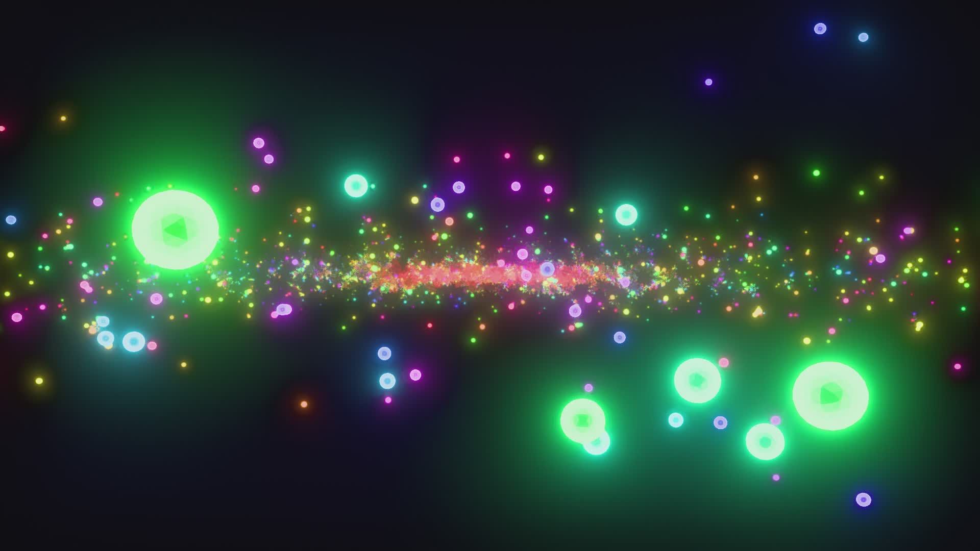 Vivid Abstract Particle Animation Background Free Stock Video Footage ...
