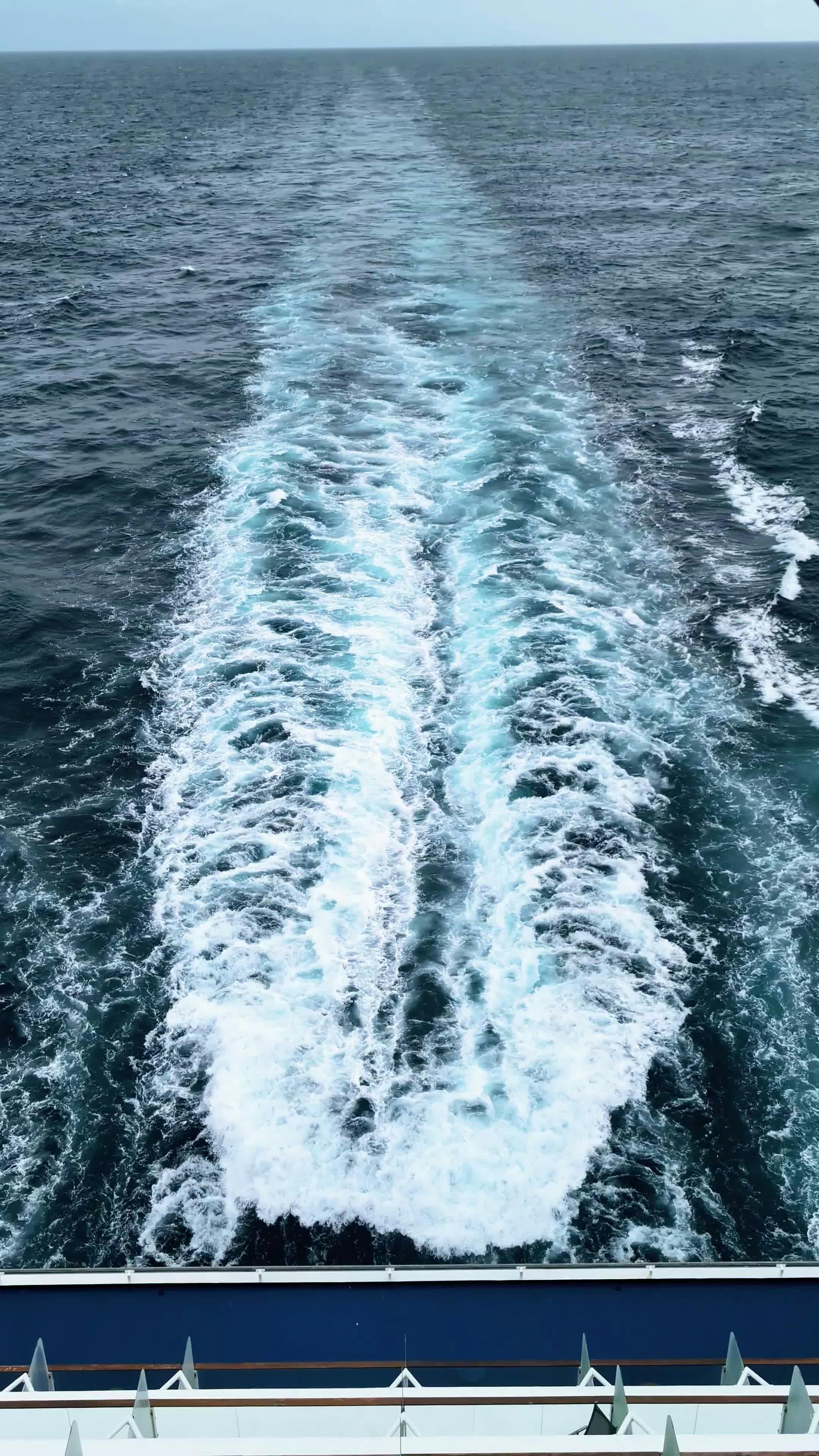 Dynamic Ocean Waves from Cruise Ship Free Stock Video Footage, Royalty ...