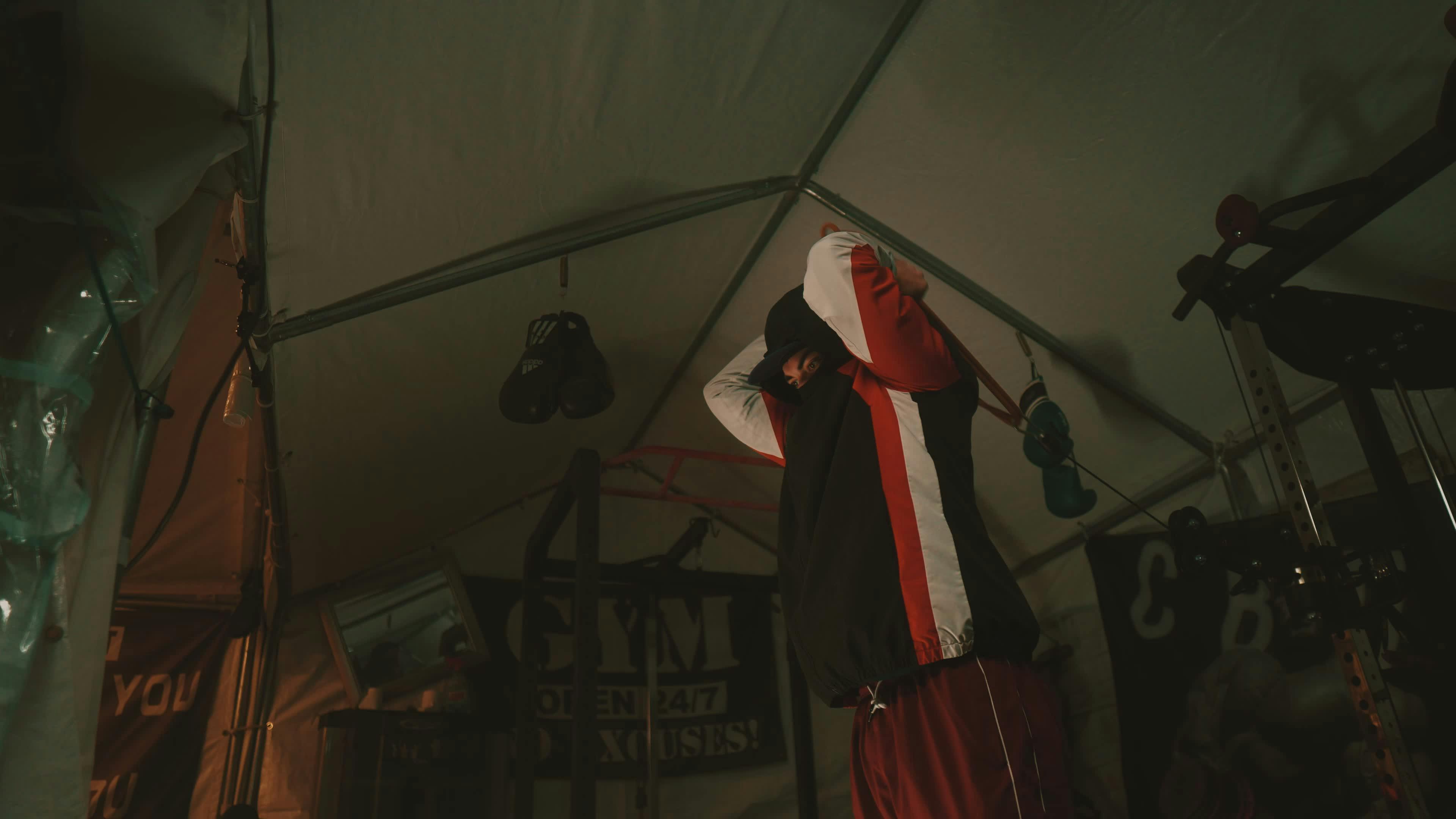 Motivación Para Entrenar Intensamente En El Gimnasio En Casa · Vídeo de ...