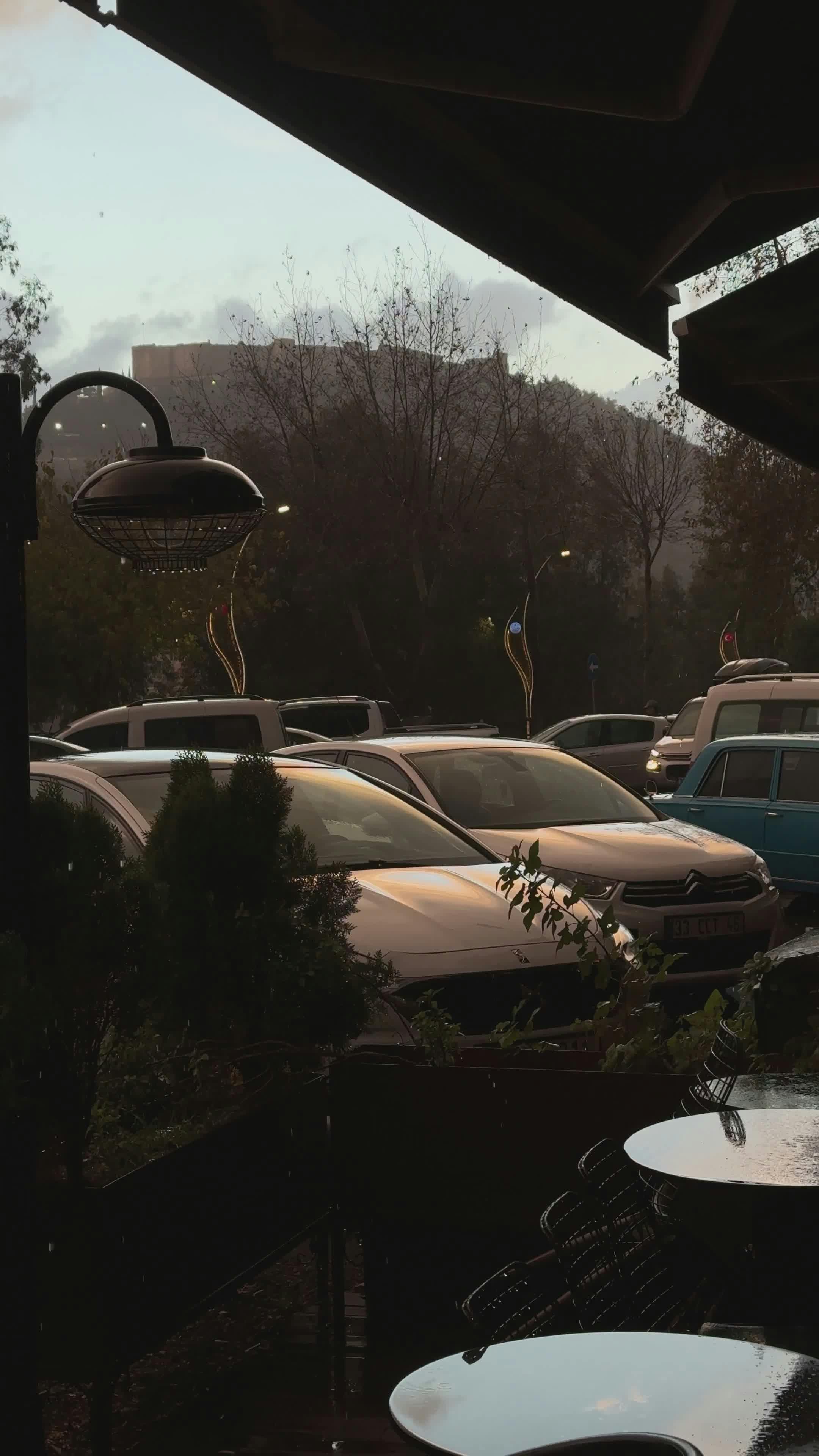 Serene Urban Street After Rain in Autumn Free Stock Video Footage ...