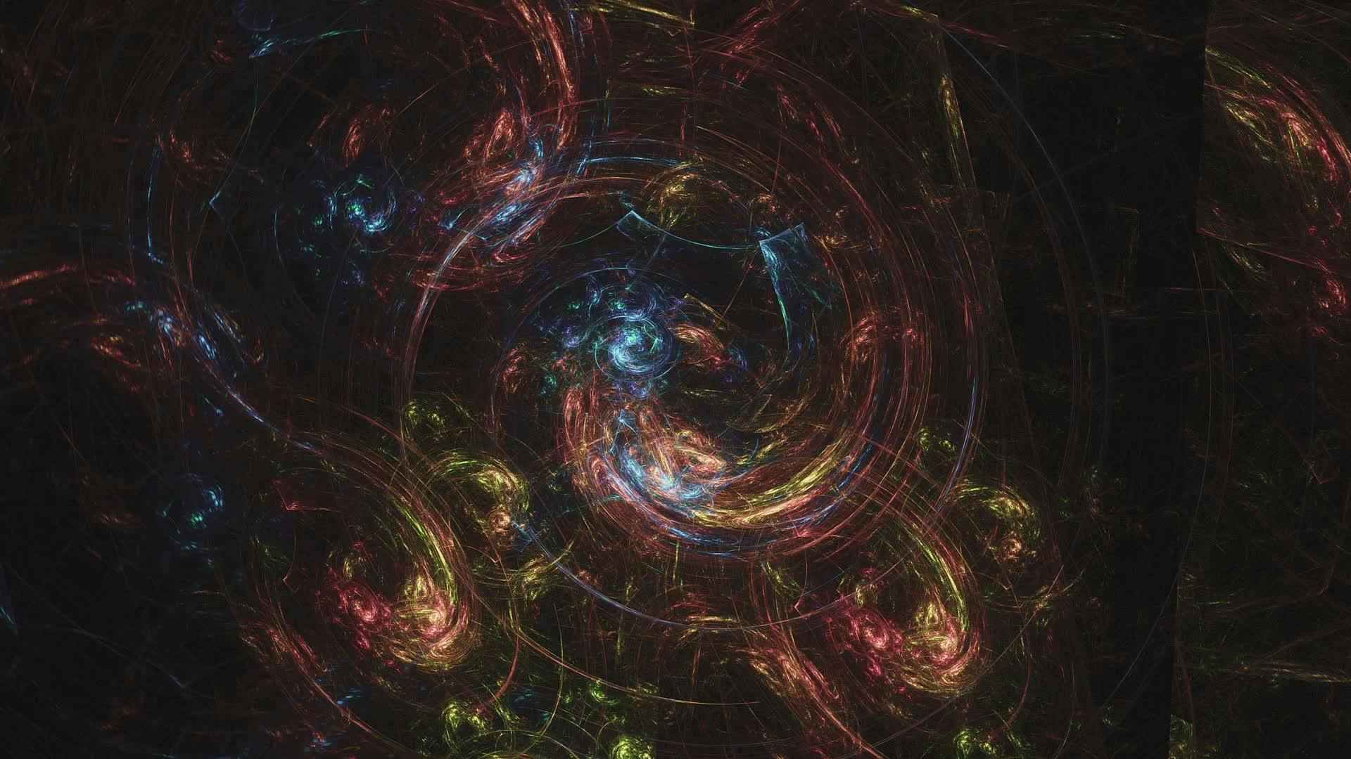 Colorful Abstract Swirl Background Loop Free Stock Video Footage ...