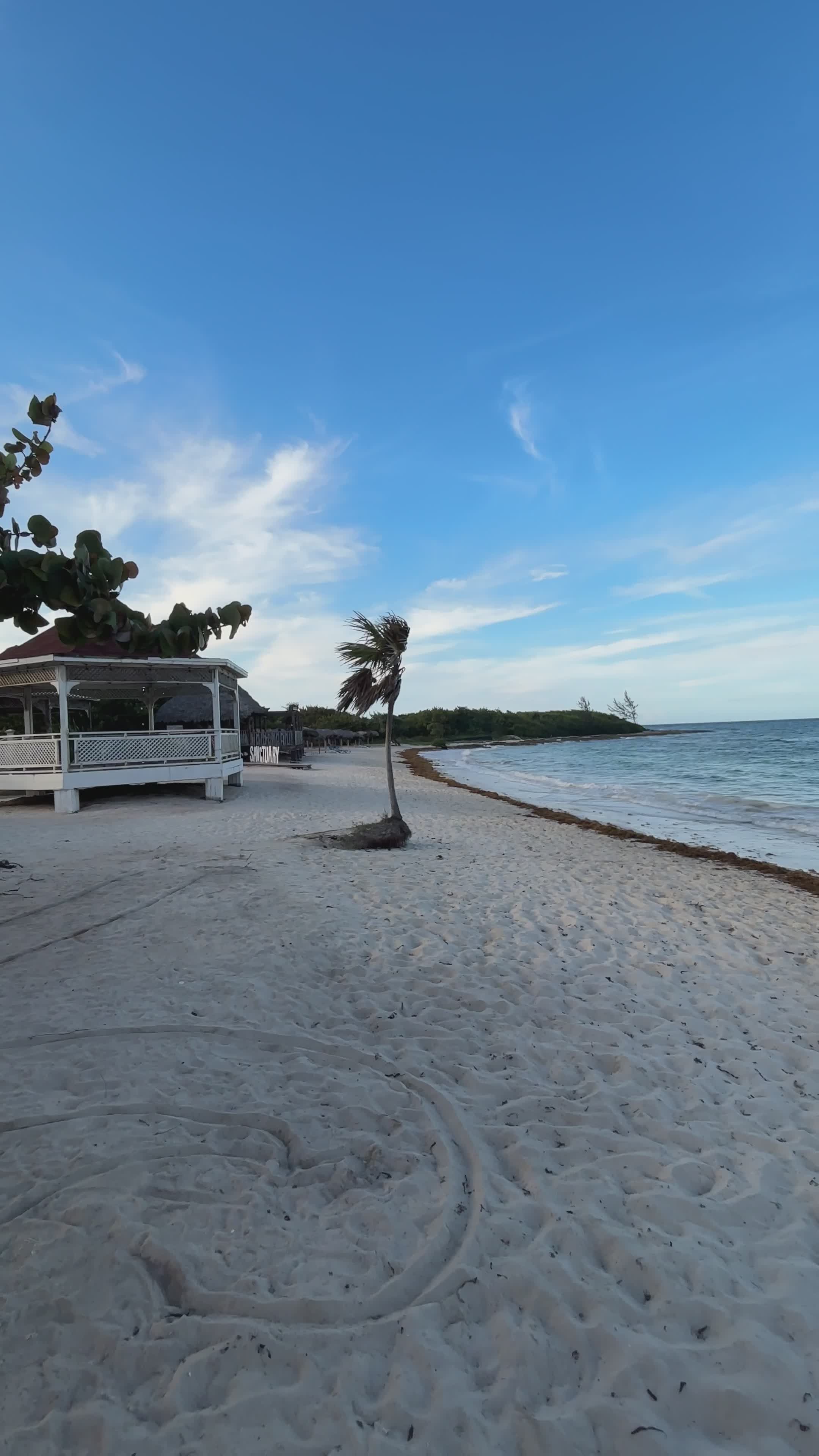 Serene Cuban Beach with White Sand Free Stock Video Footage, Royalty ...