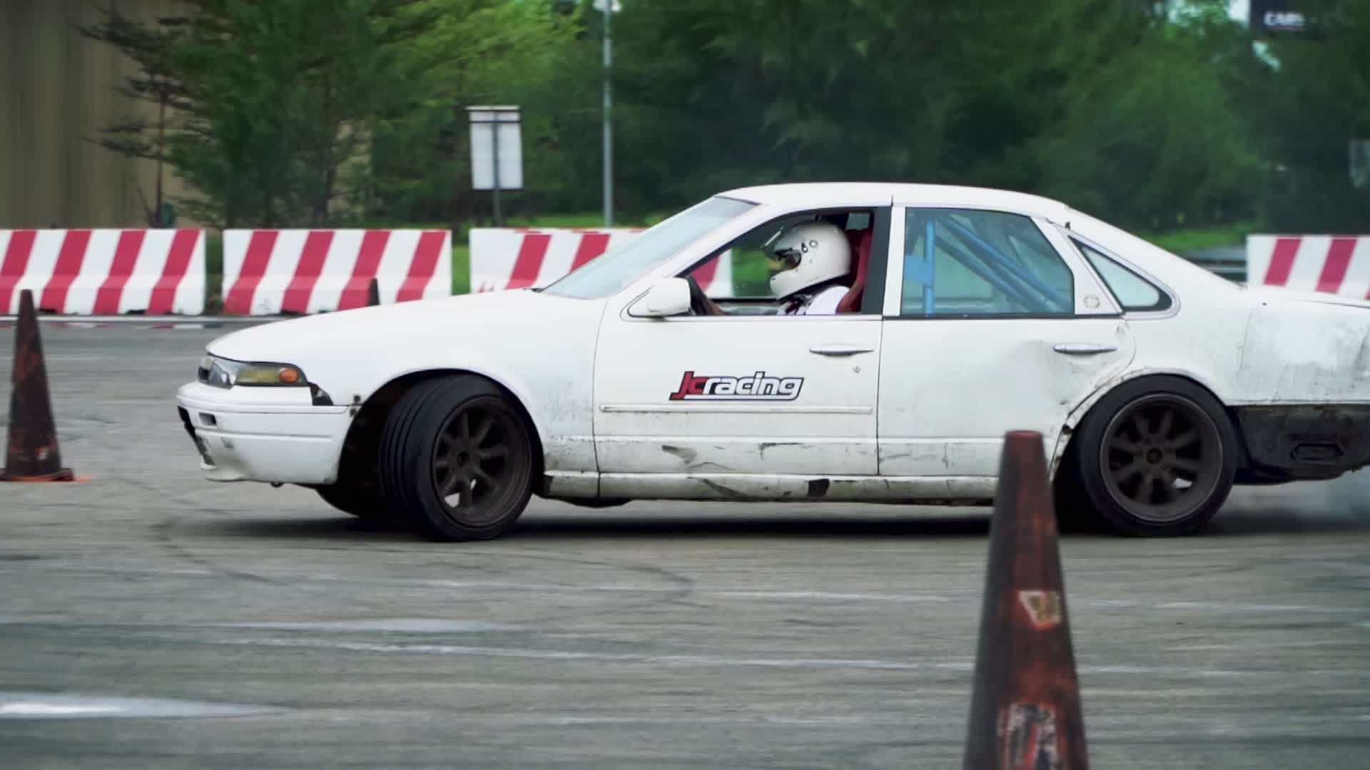 Exciting Car Drifting Scene at Motorsport Event Free Stock Video ...