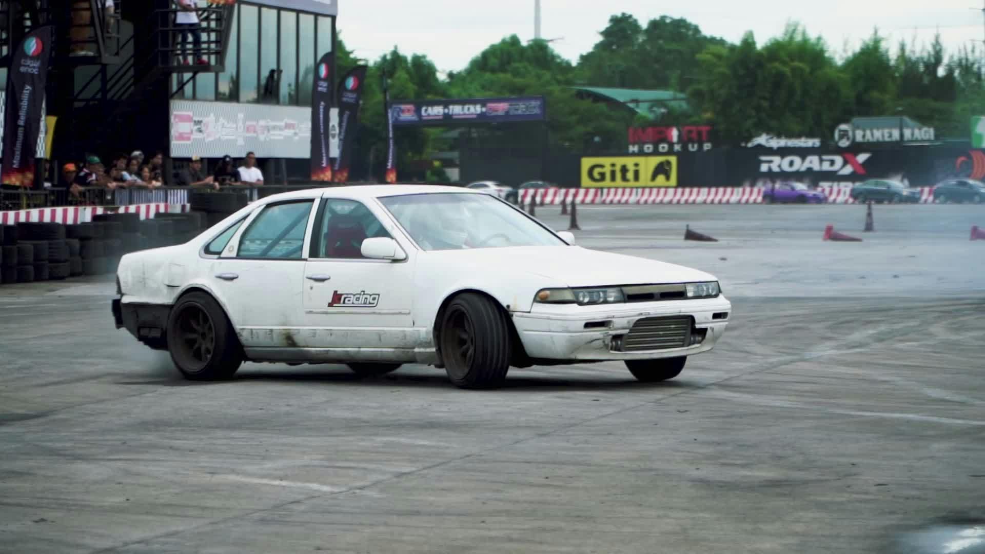 High-Speed Car Drifting at Outdoor Racing Event Free Stock Video ...