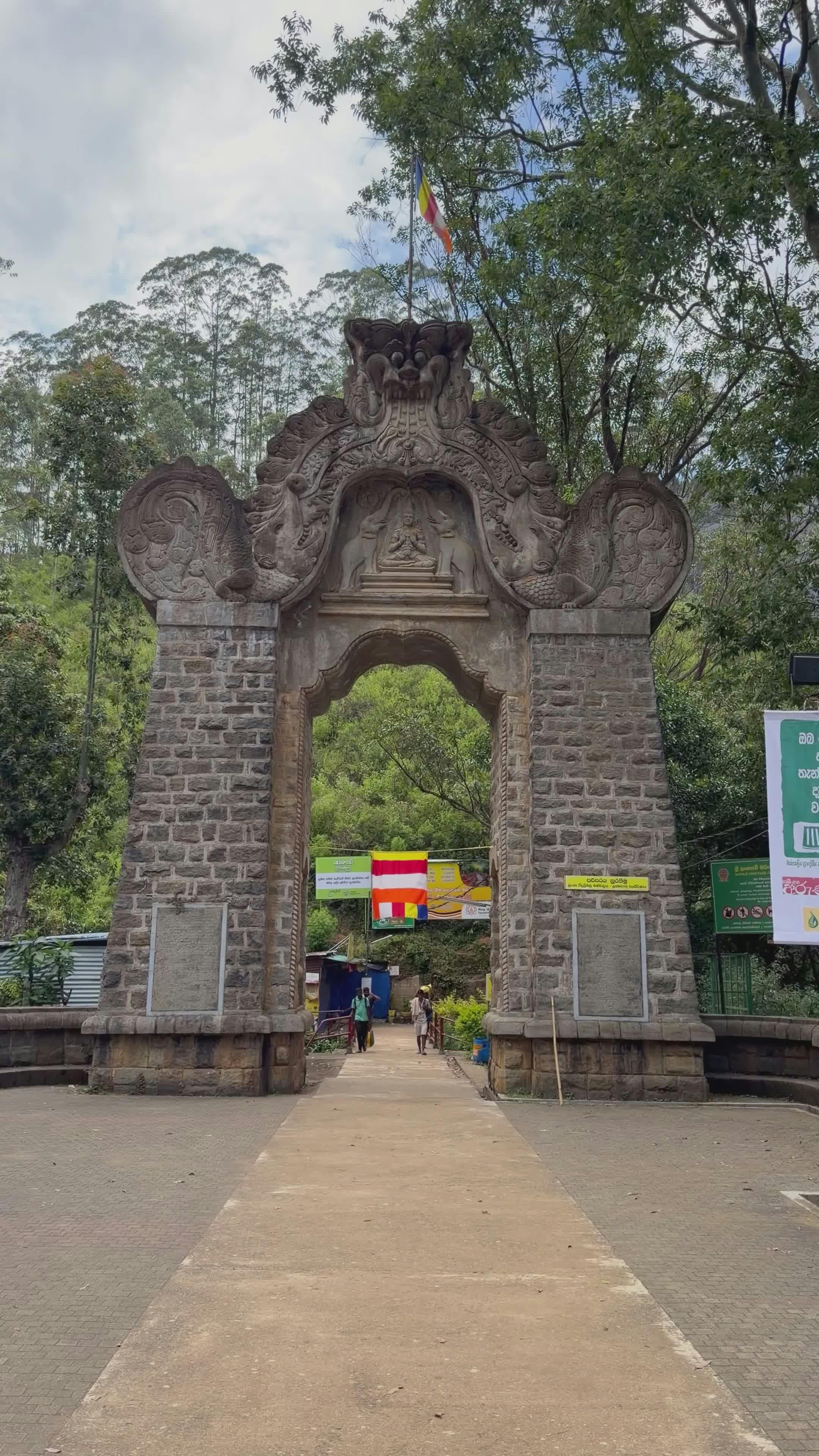 Historic Stone Arched Gateway Free Stock Video Footage, Royalty-Free 4K & HD Video Clip