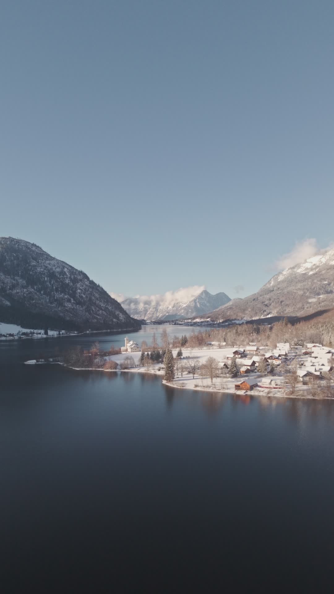 Vídeo profissional gratuito de 4k, água gelada, alpes austríacos, ar ...
