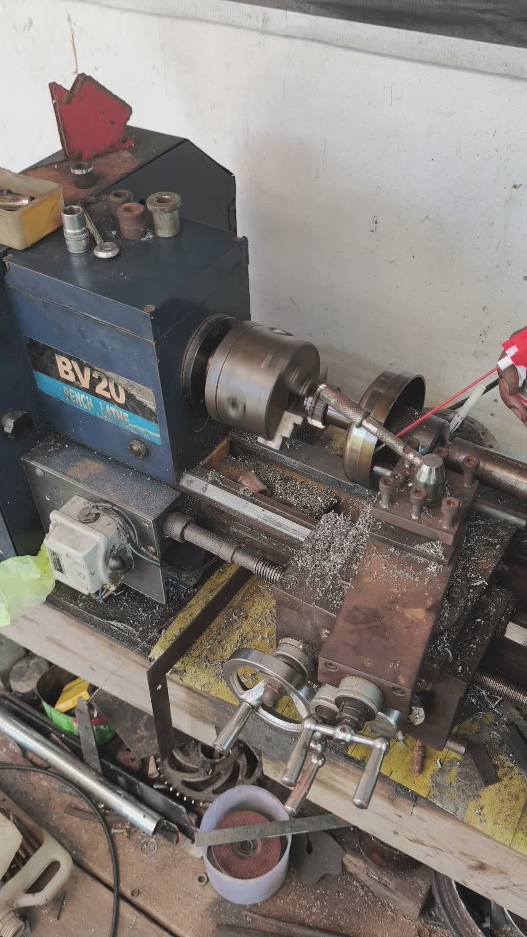 Lathe Machine Operation in Workshop Setting Free Stock Video Footage ...