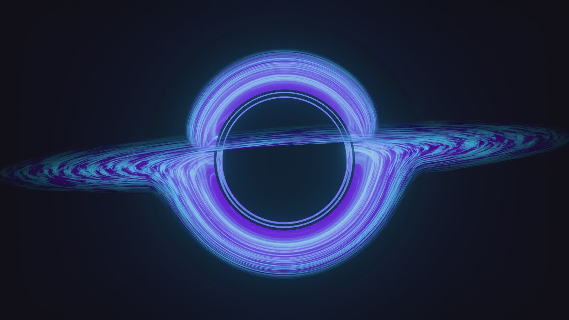Mesmerizing Black Hole Animation in Space Free Stock Video Footage ...
