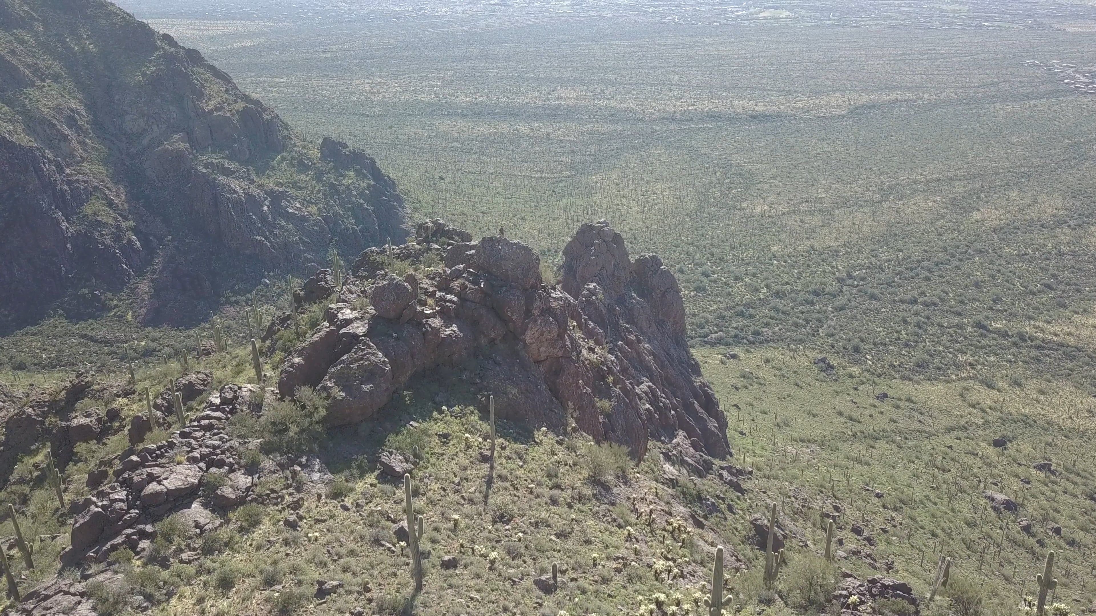 Drone Footage Of Mountains And Low Land · Free Stock Video