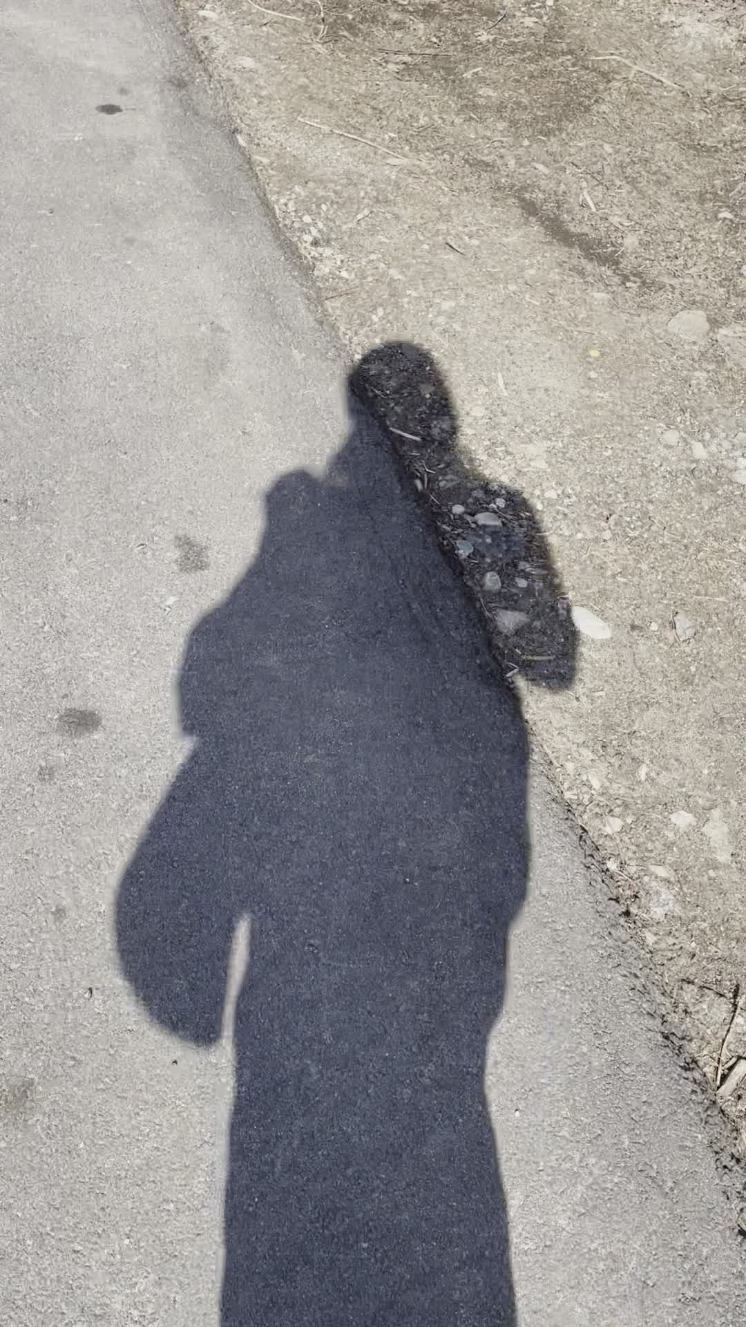 Shadow of Person Walking on Sunny Day Free Stock Video Footage, Royalty ...