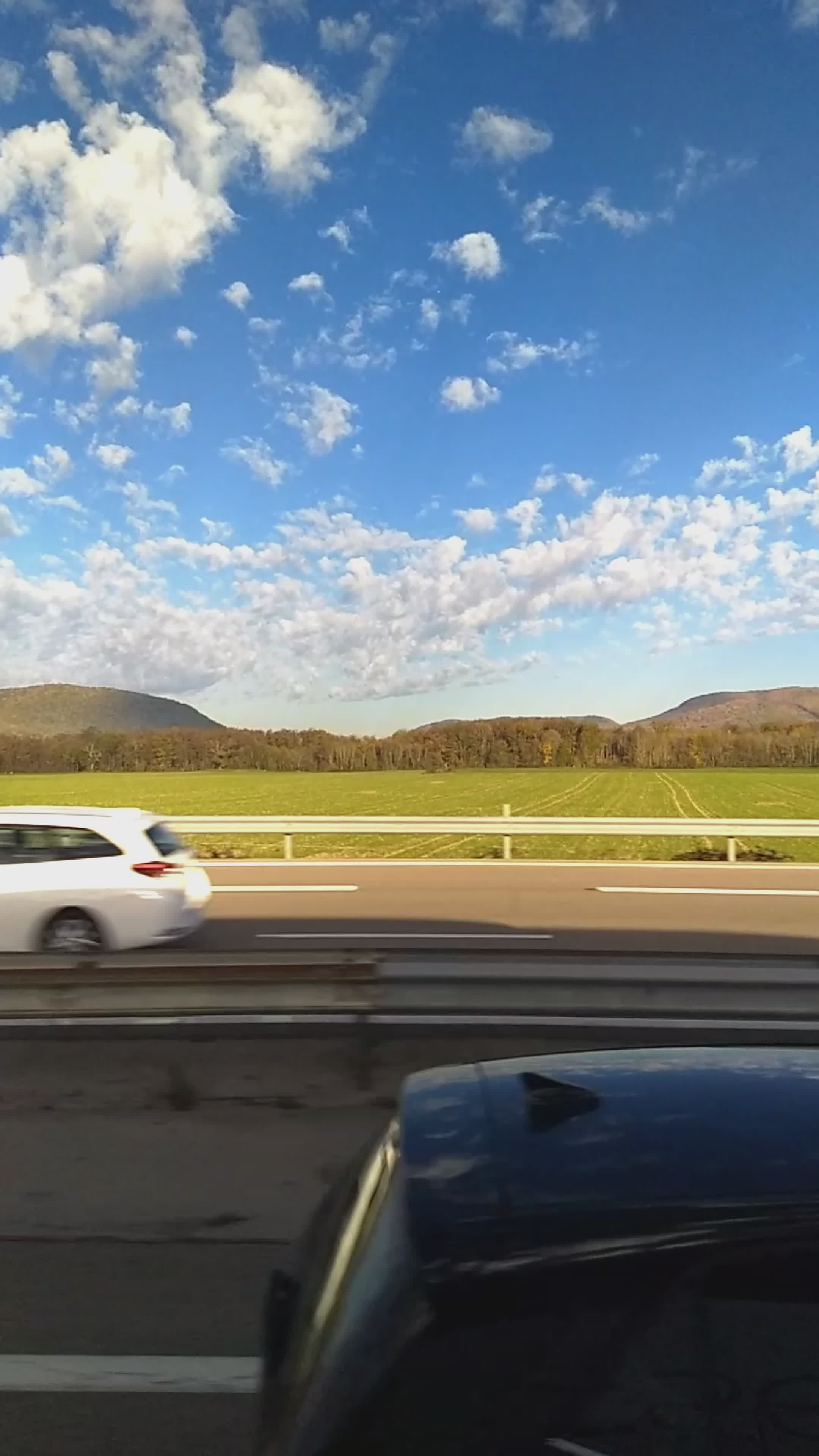 Scenic European Countryside Drive View Free Stock Video Footage ...