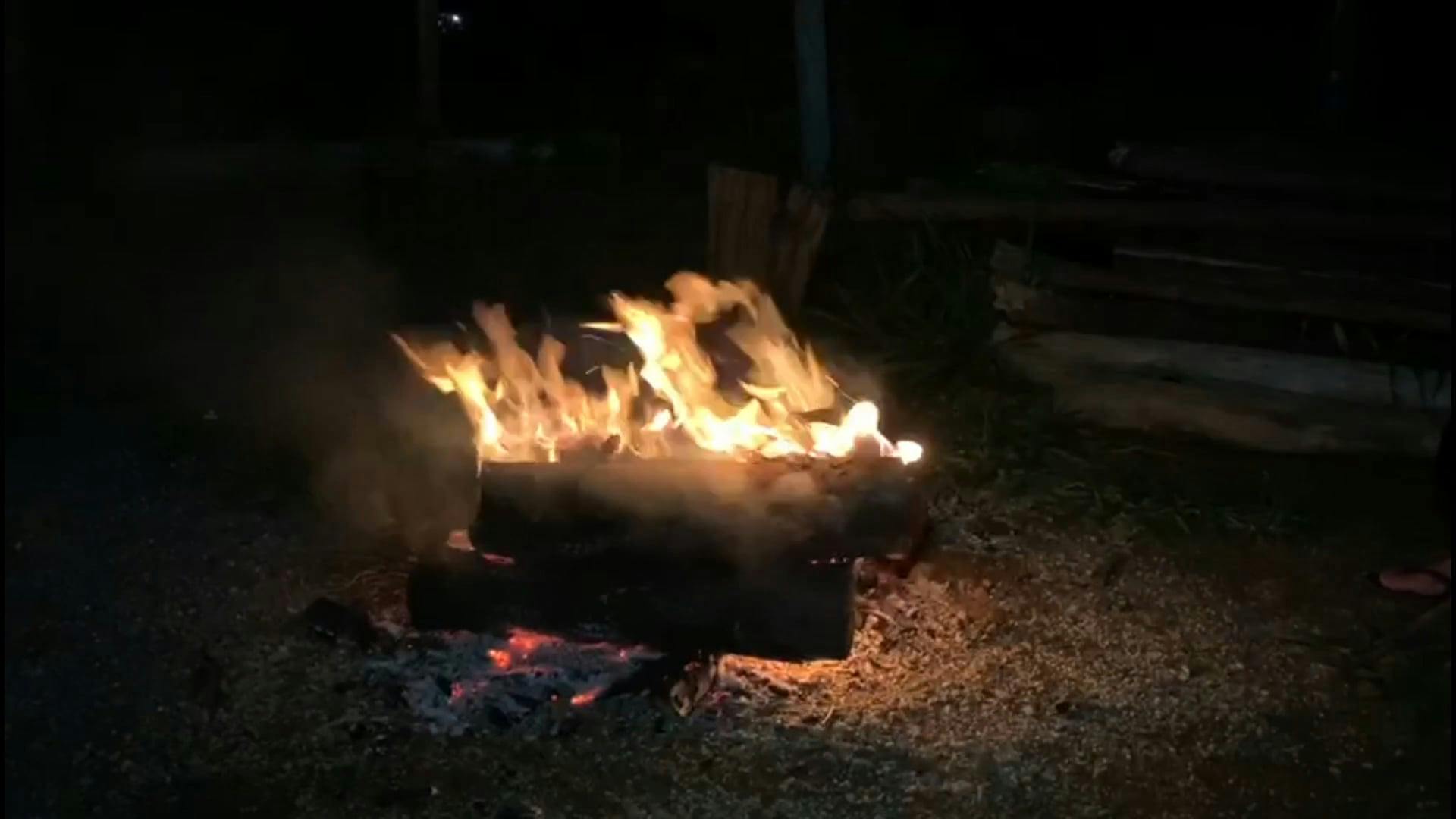 Making A Bonfire Free Stock Video Footage, Royalty-Free 4K & HD Video Clip